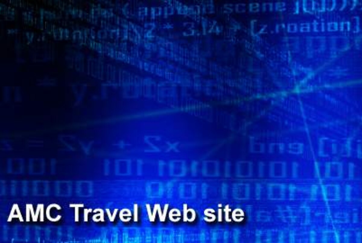 AMC officials unveil official travel Web site > Air Force > Article Display