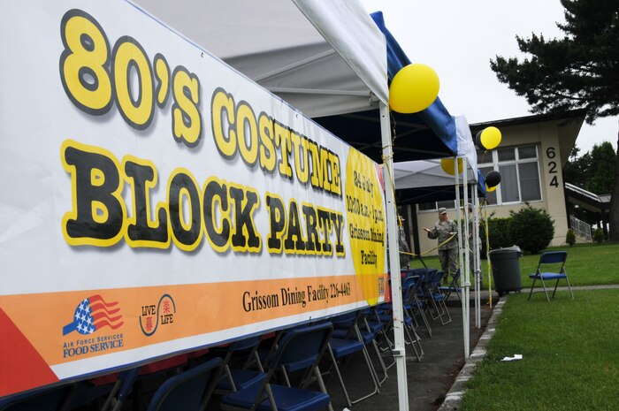Grissom hosts block party