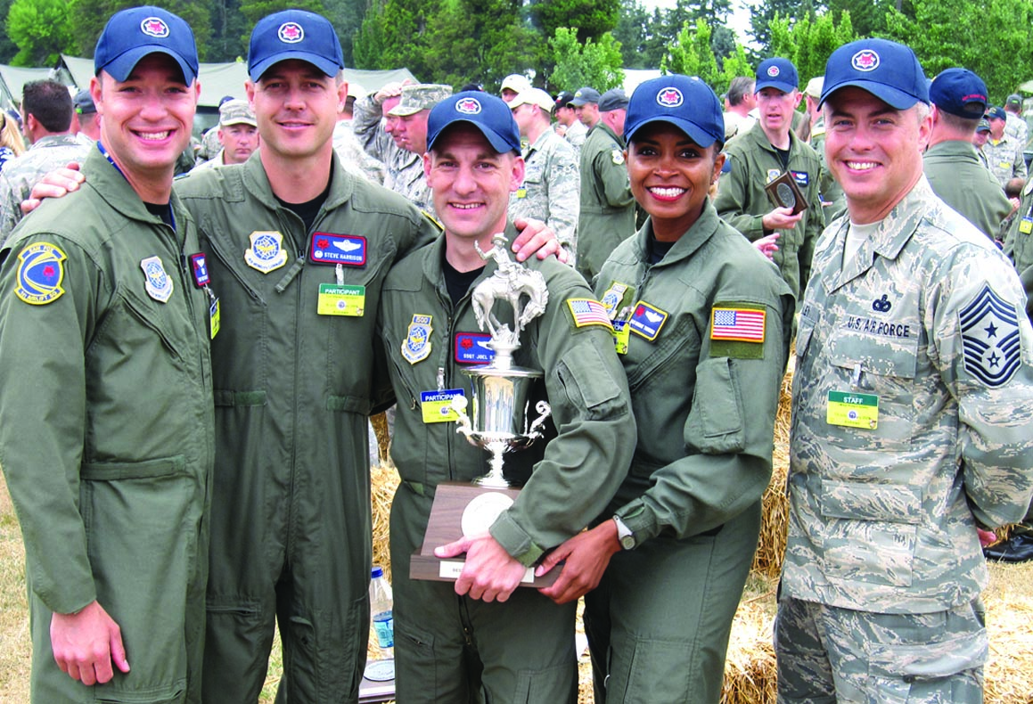 89 AW flight attendants take first at AMC RODEO