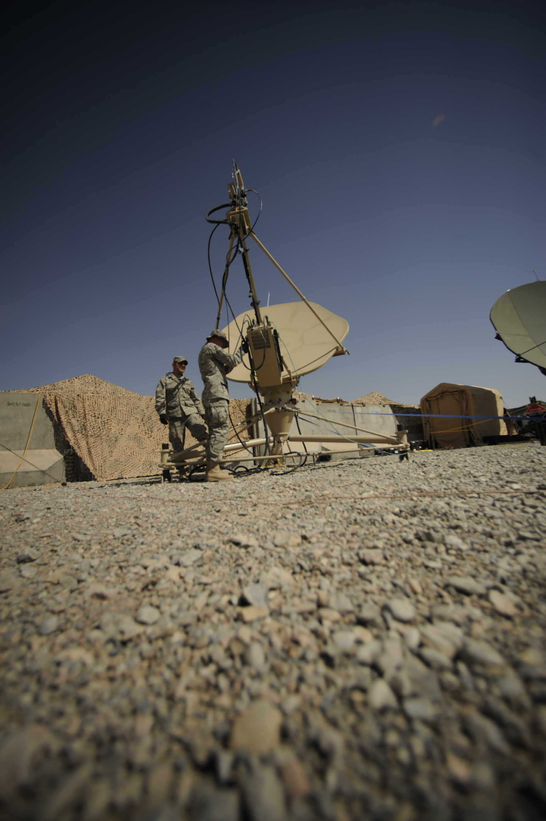 Teamwork key to construction of communications hub > U.S. Air Forces ...