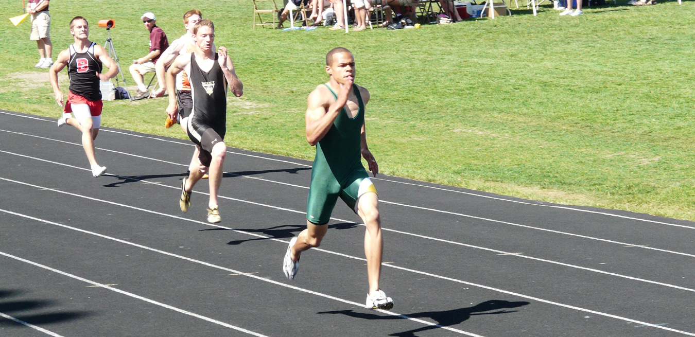 Sprinter ends high school career with two state track records ...