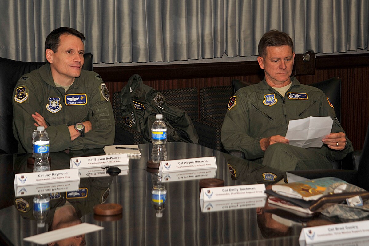 14th Air Force vice commander visits Peterson > Peterson and Schriever ...