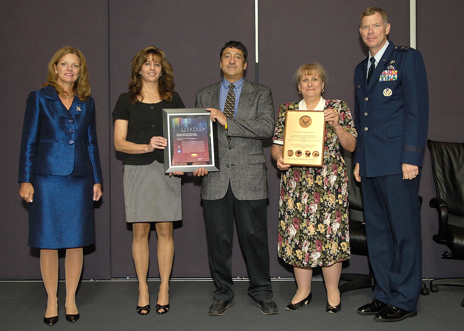 Wing team strides in environmental excellence > Peterson and Schriever ...