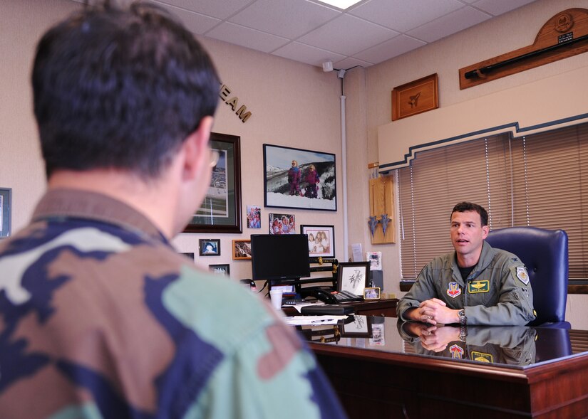 Commander charges toward fifth generation fighter wing > Joint Base ...