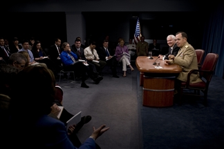 Secretary Gates and Adm. Mike Mullen address the media. | U.S ...