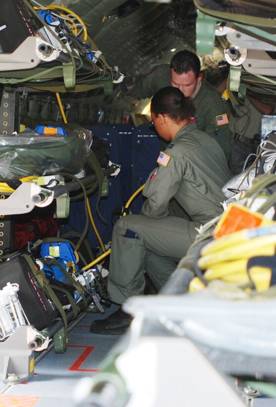 KC-135 could carry more critical patients