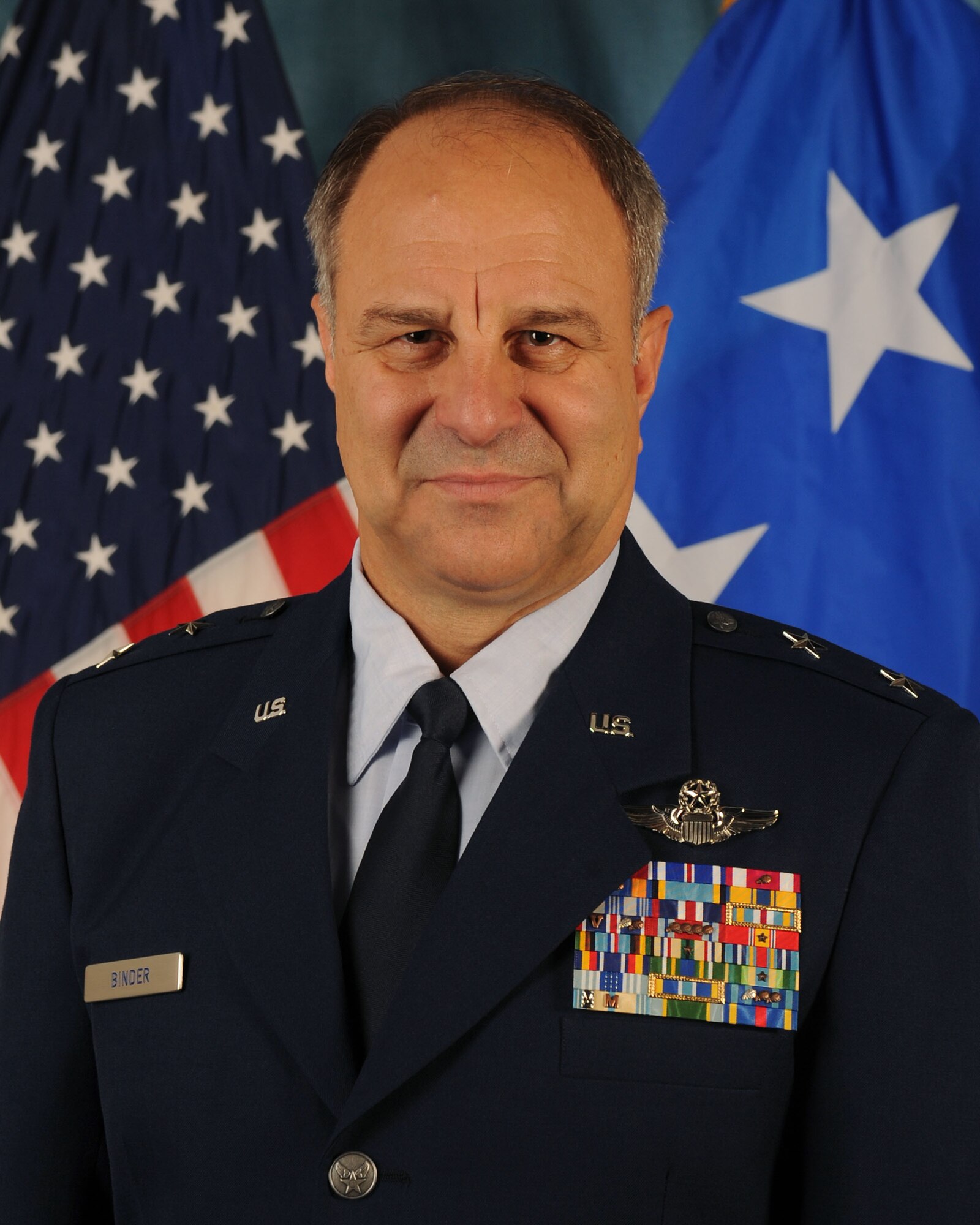 ROGER A. BINDER > Air Force > Biography Display