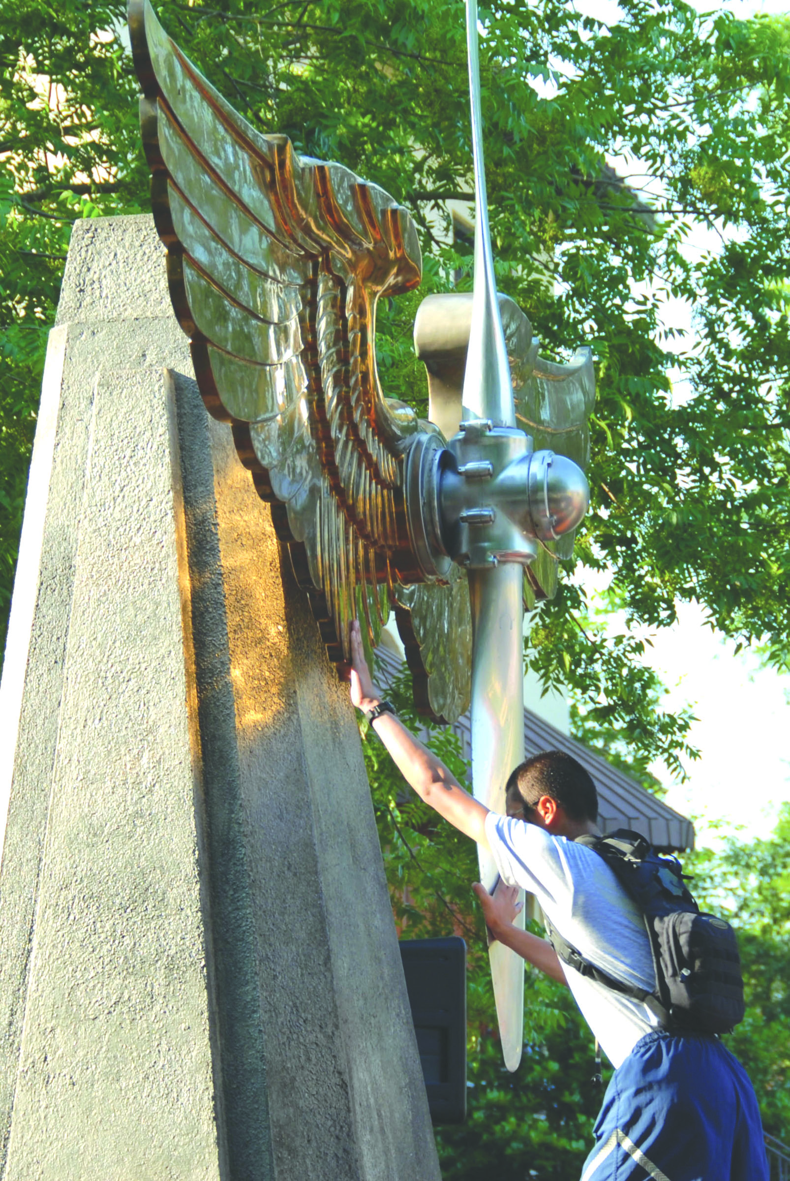 Joining the 'long blue line'