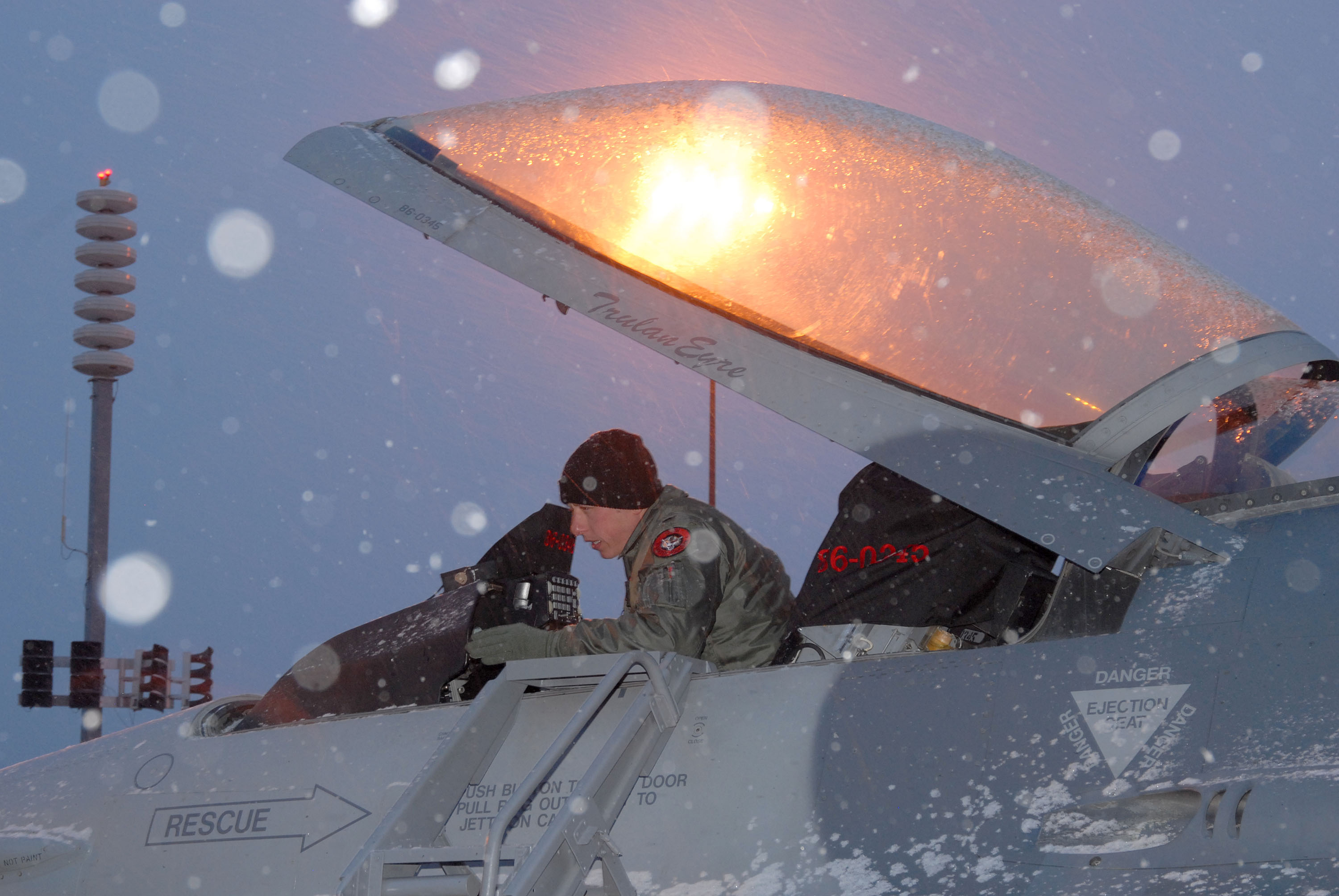1Lt Joshua Burger Performs an Aircraft Acceptance Procedure During an ...