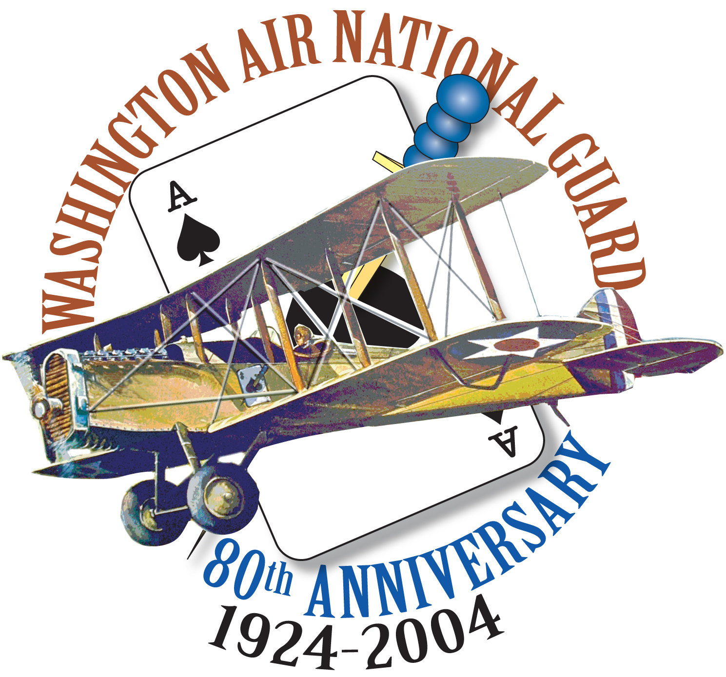 Logo for 141ARW 80th anniversary activities