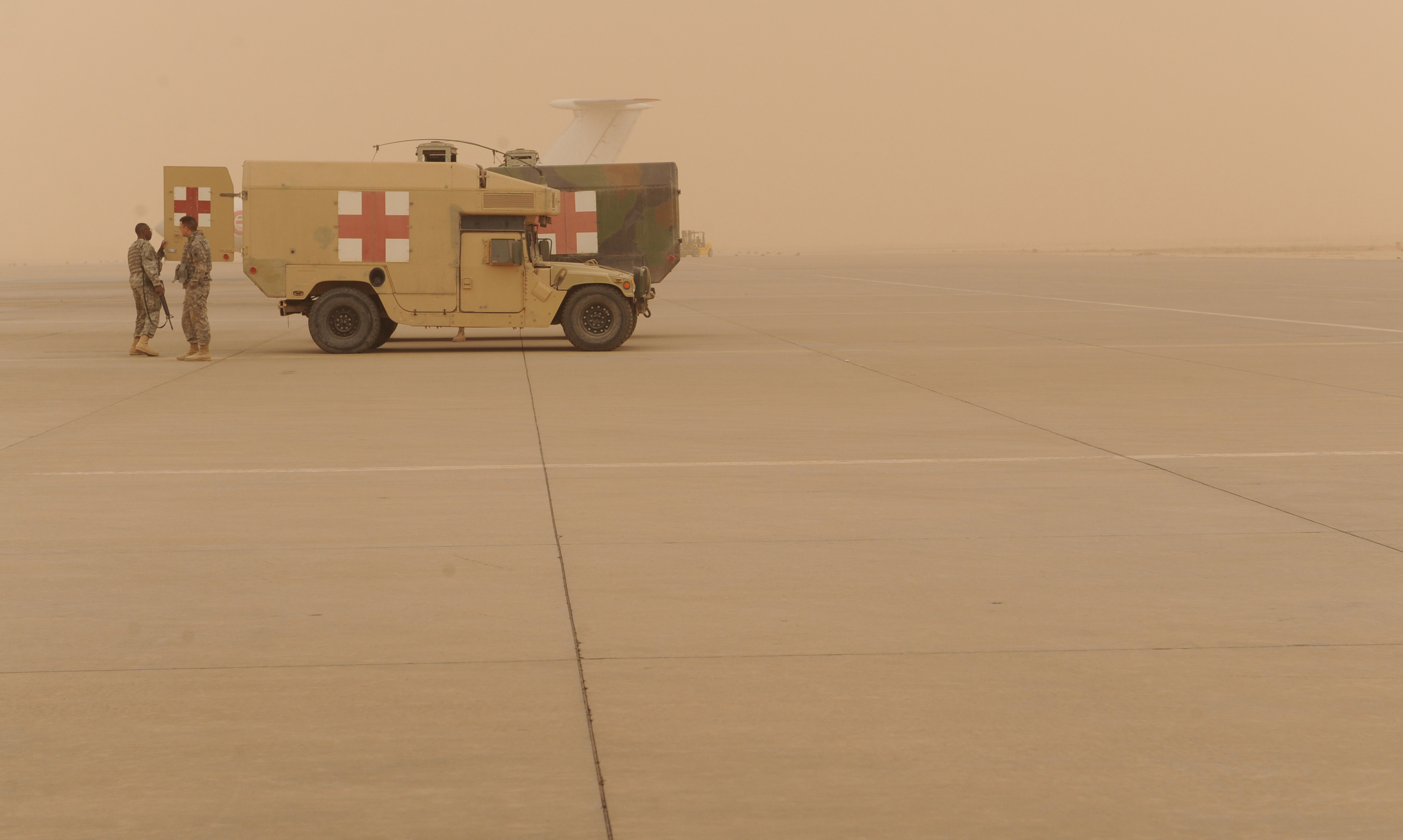 Airlifting the wounded warrior