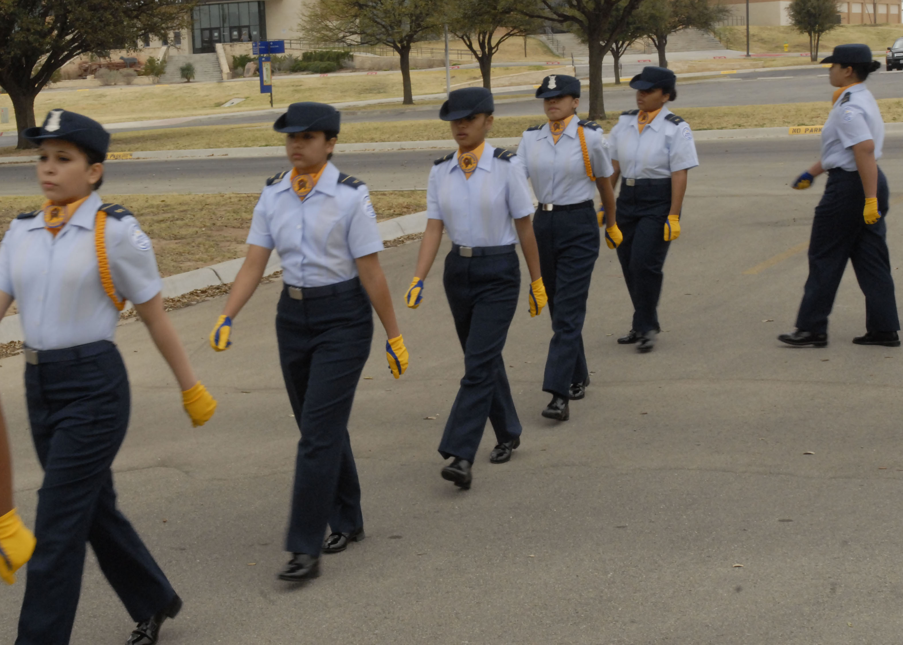 Team Goodfellow watches future at Jr. ROTC drill meet