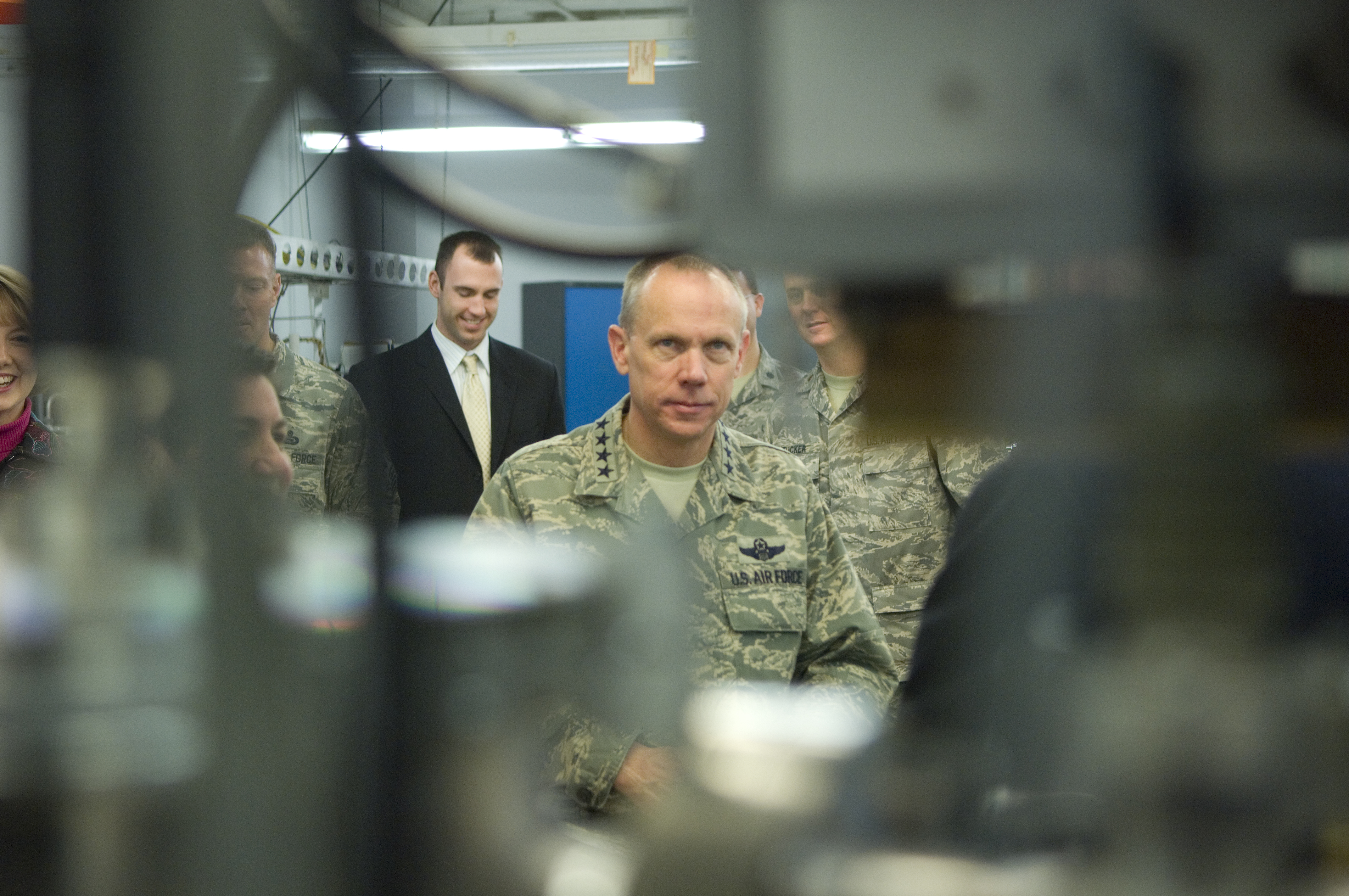 General Hoffman visit