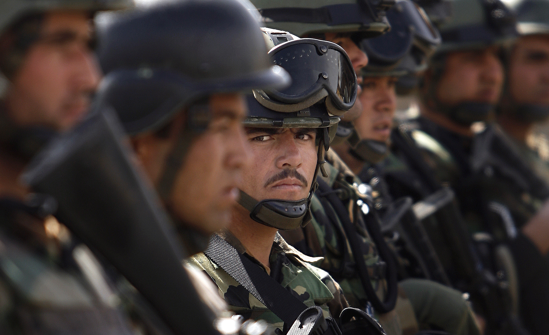 Afghan National Army Commandos prepare for operations in Khowst ...