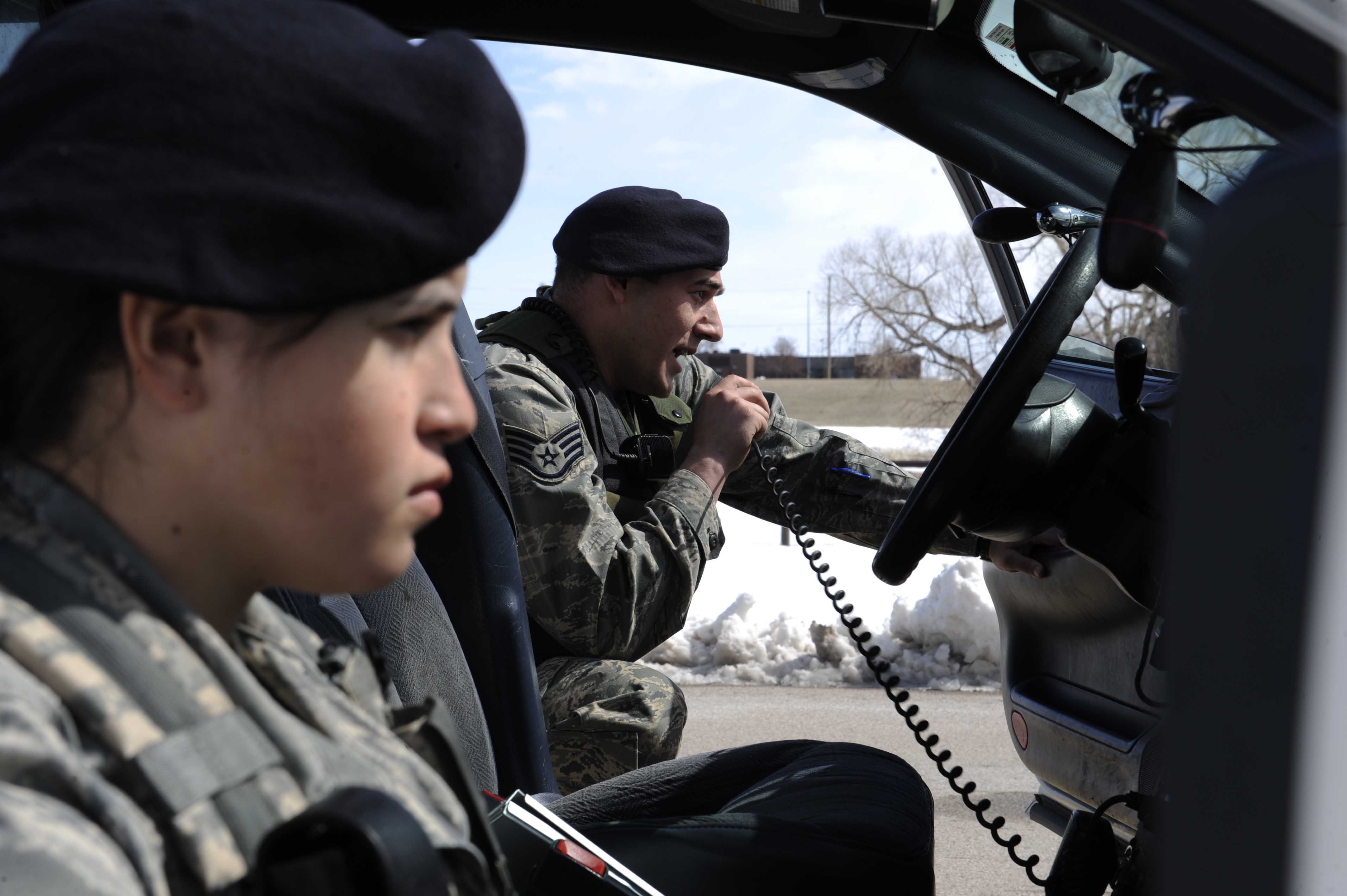 28 SFS members simulate high-risk traffic stops > Ellsworth Air Force ...