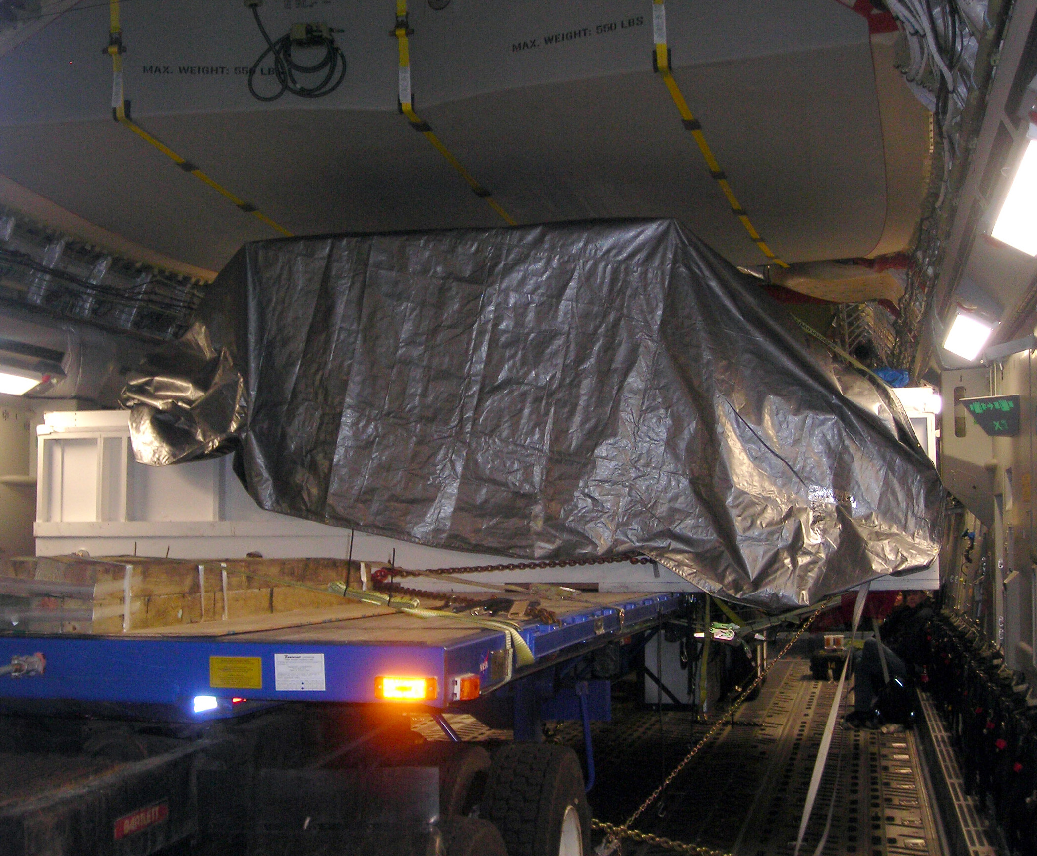 Reserve aircrew hauls cargo enroute to International Space Station ...