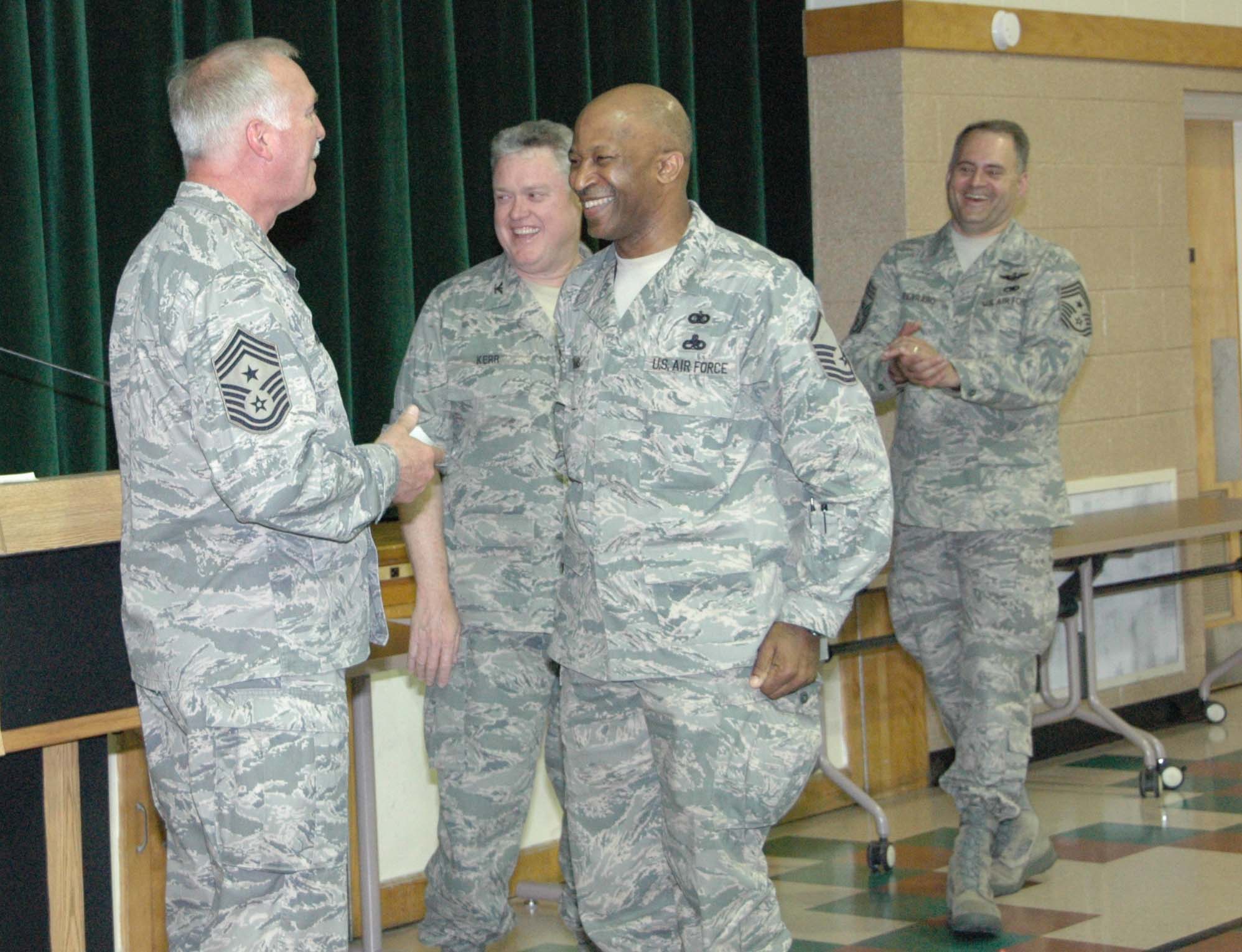 Senior NCOS in training