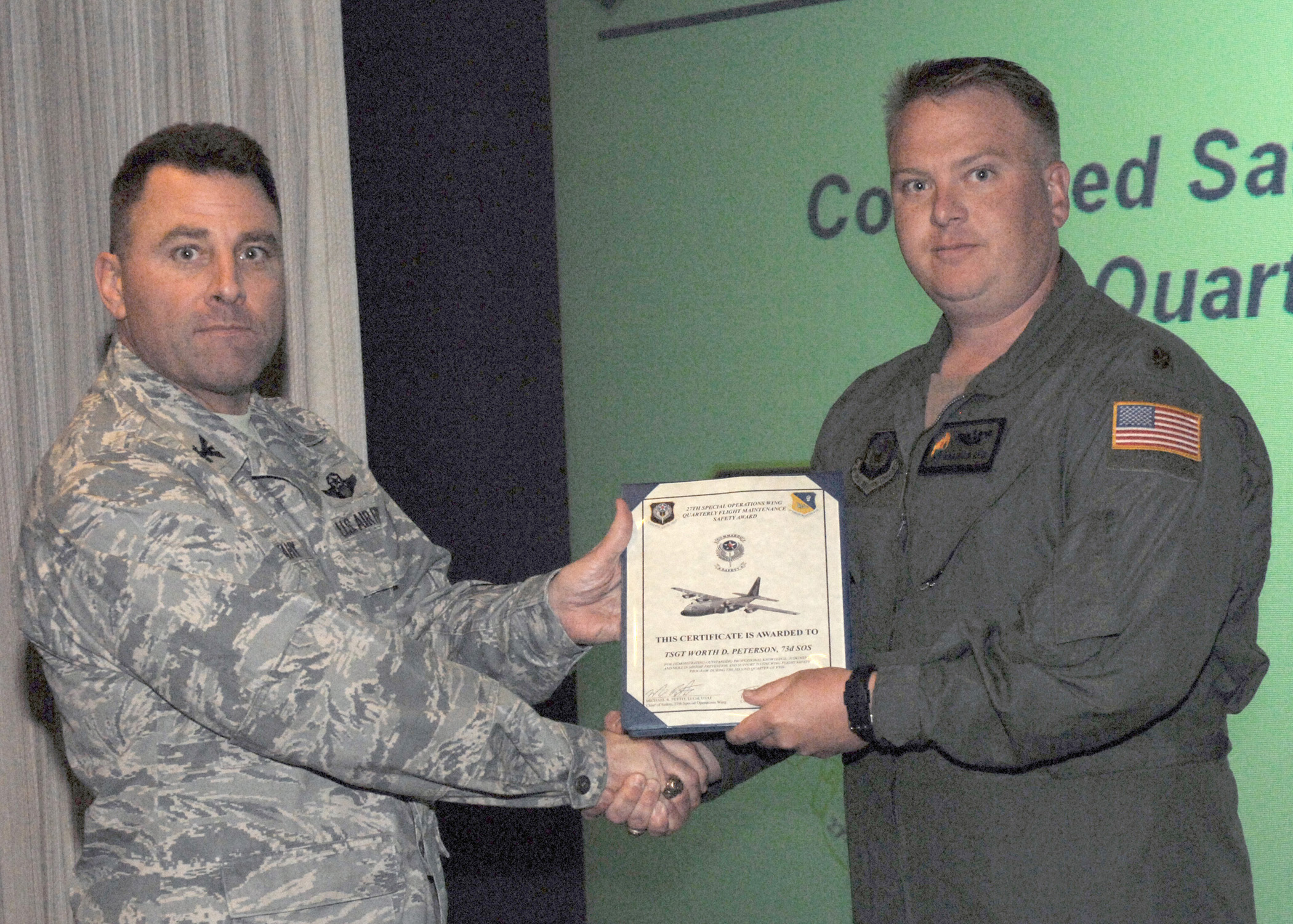 Wing Safety recognizes Airmen > Cannon Air Force Base > News
