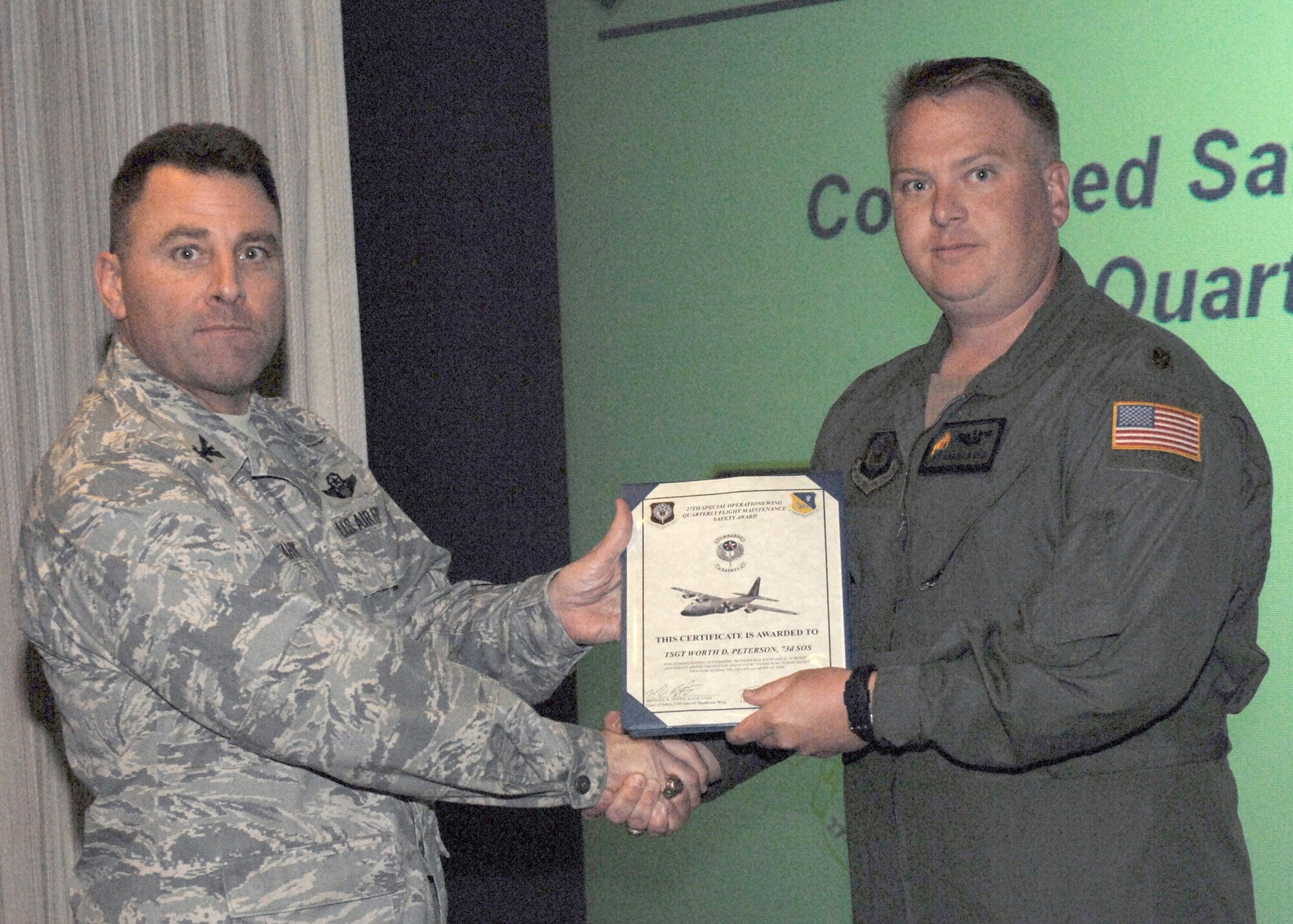 Wing Safety recognizes Airmen > Cannon Air Force Base > News