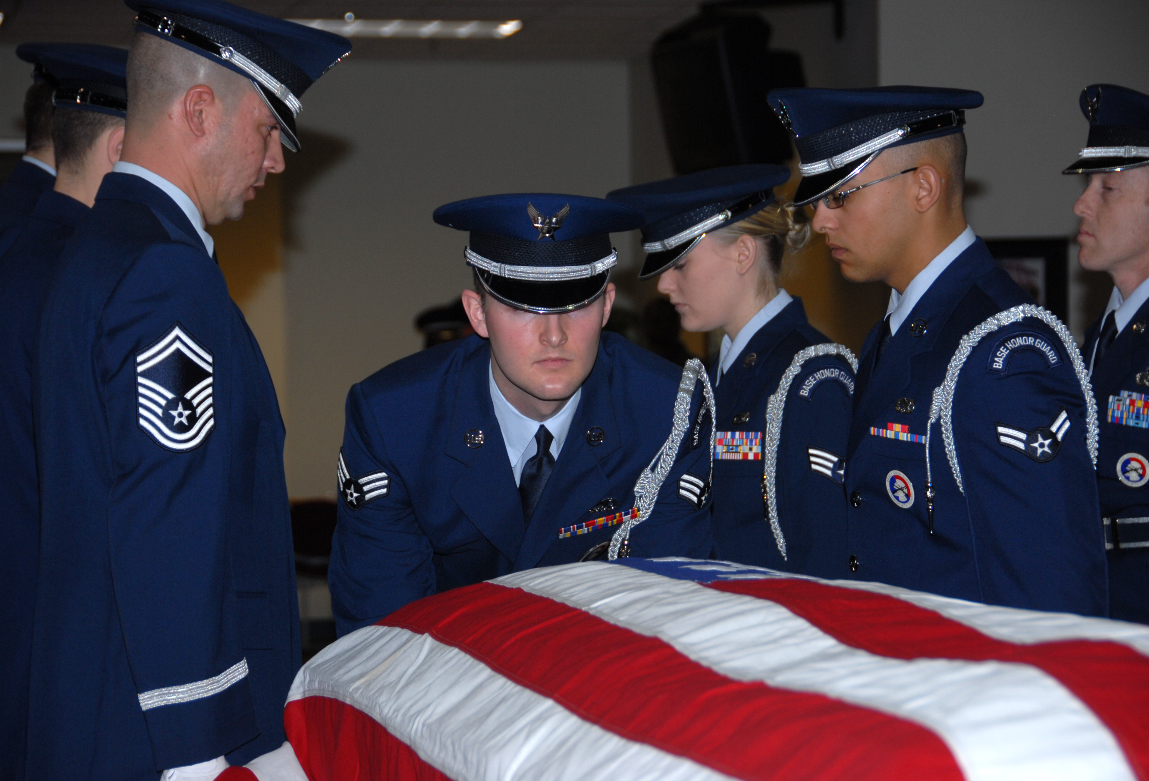 Honor Guard graduation ceremony, 178th Fighter Wing, Springfield, Ohio