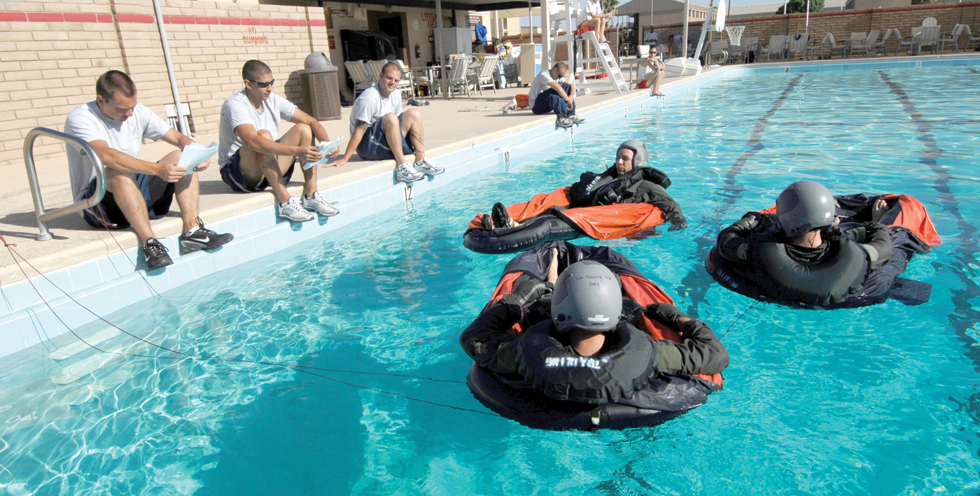 Water survival training