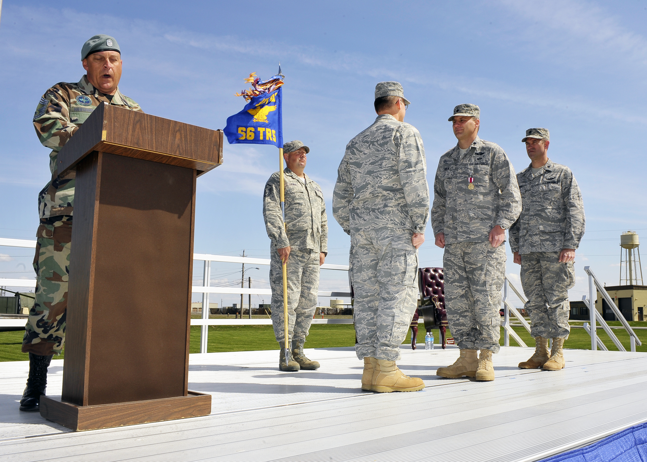 66th TRS passes guidon to new leader > Fairchild Air Force Base ...