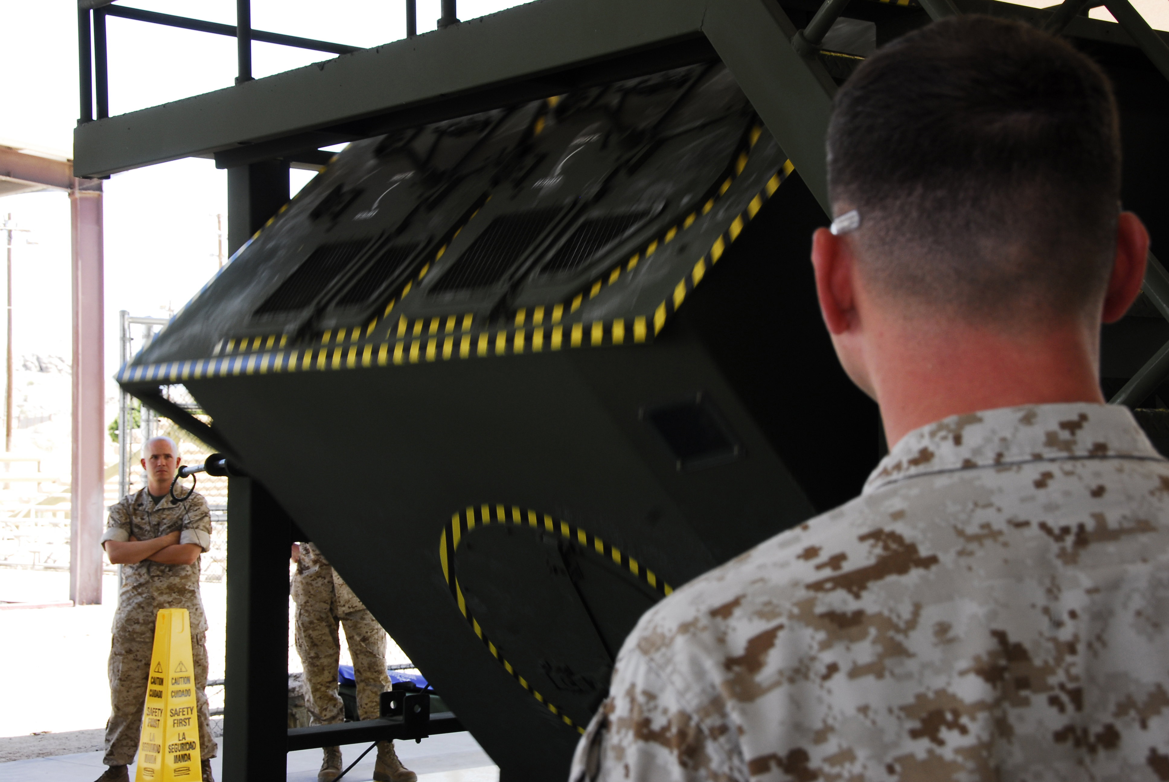 Bringing the HEAT to Yuma: Station gets Humvee rollover trainer ...