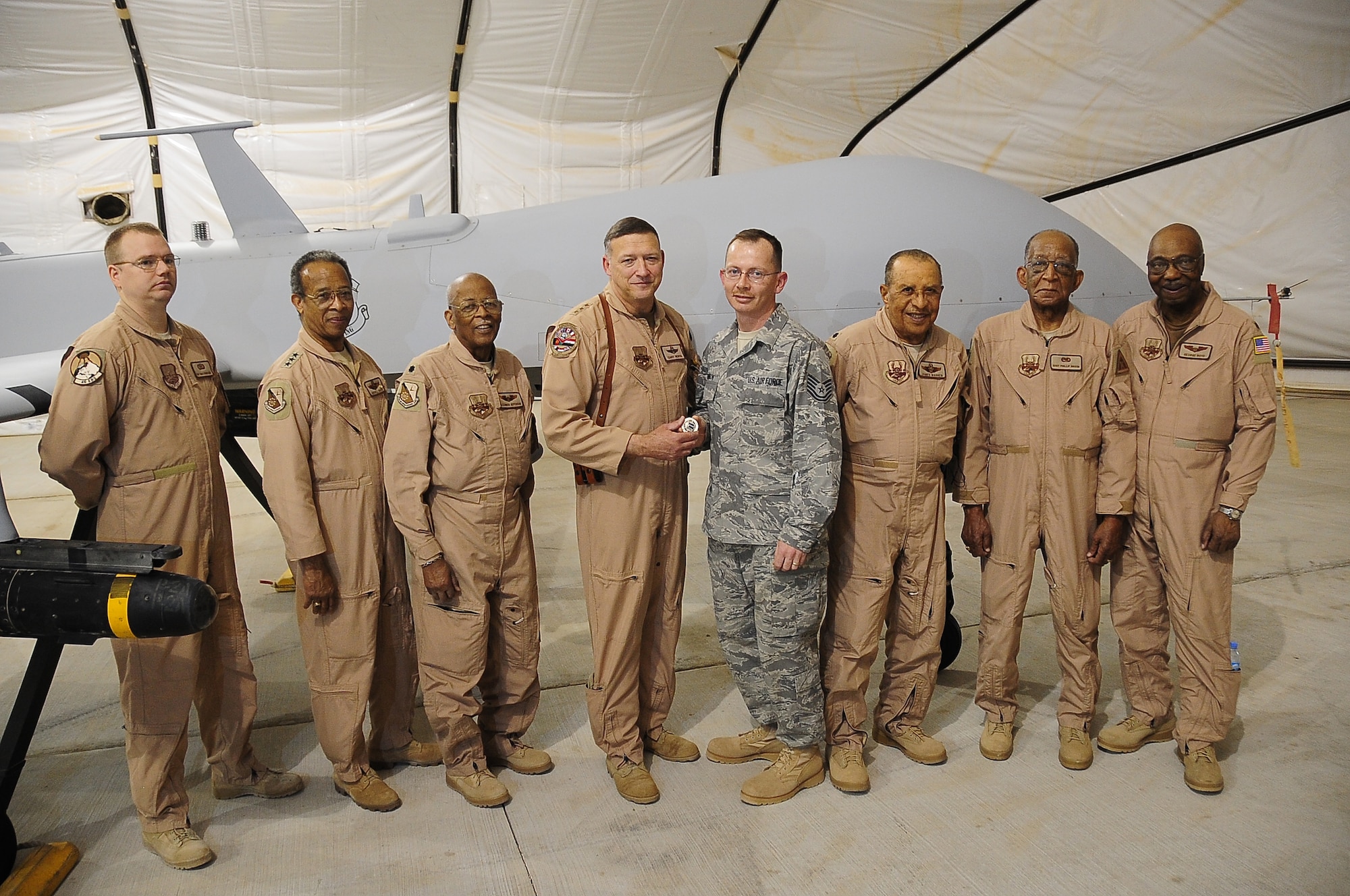 Deployed Dyess NCO meets Tuskegee Airmen > Dyess Air Force Base > News