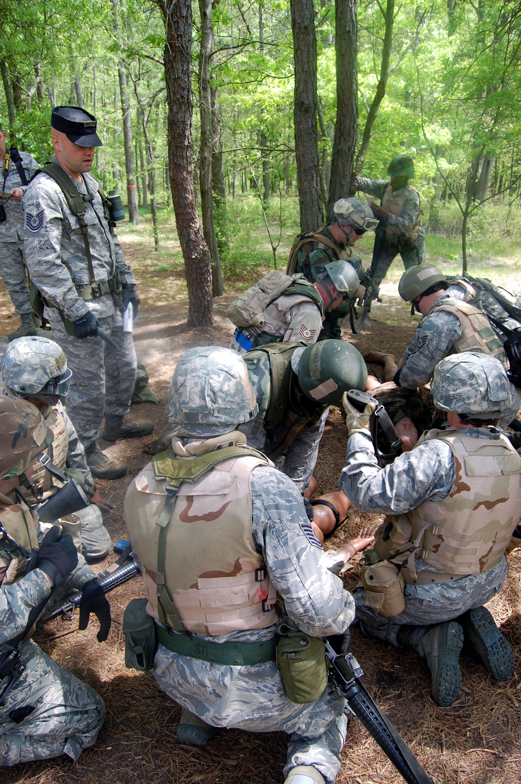 Preparing for combat: ACST Airmen battle through first aid training ...