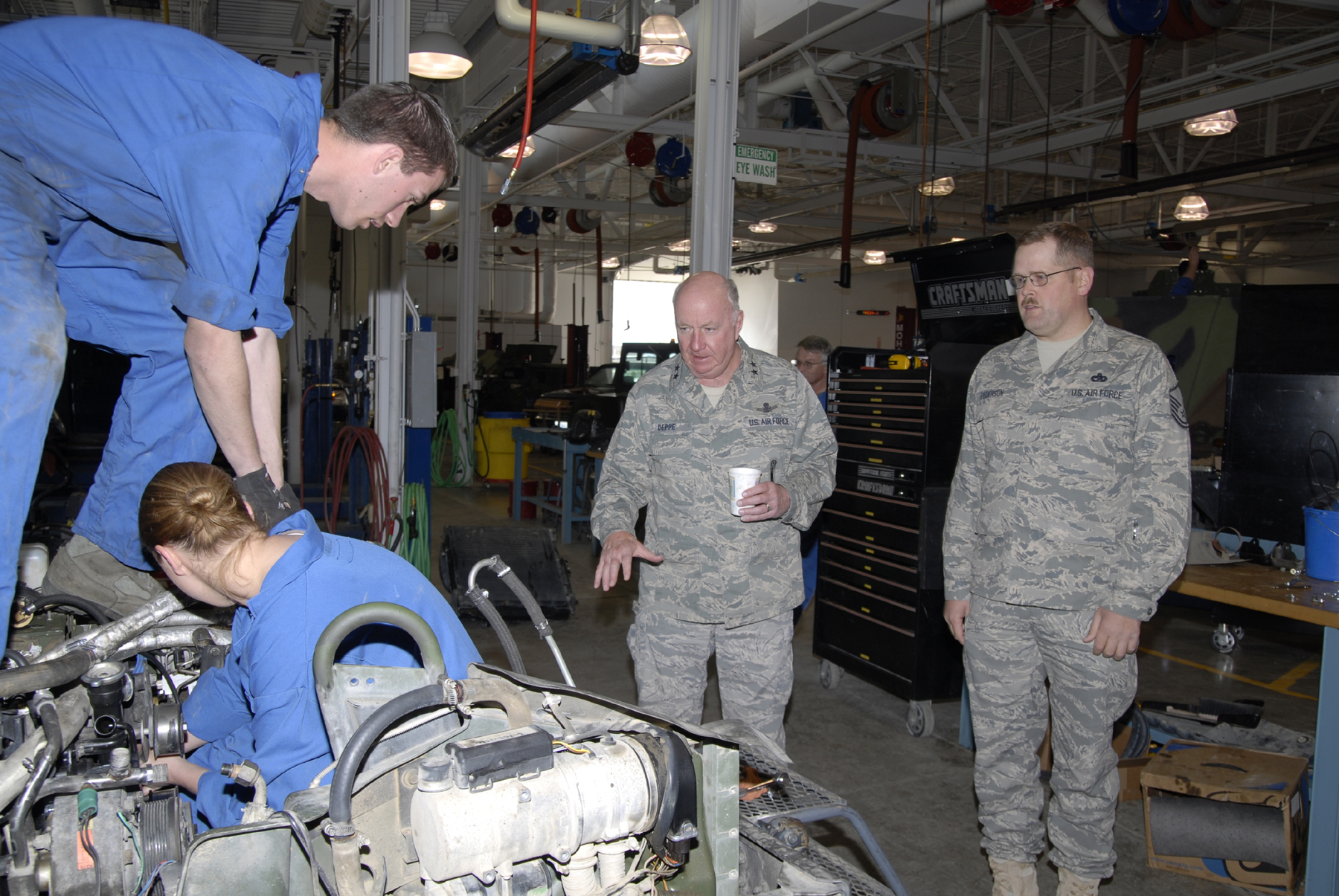 Visit from AFSPC/CV
