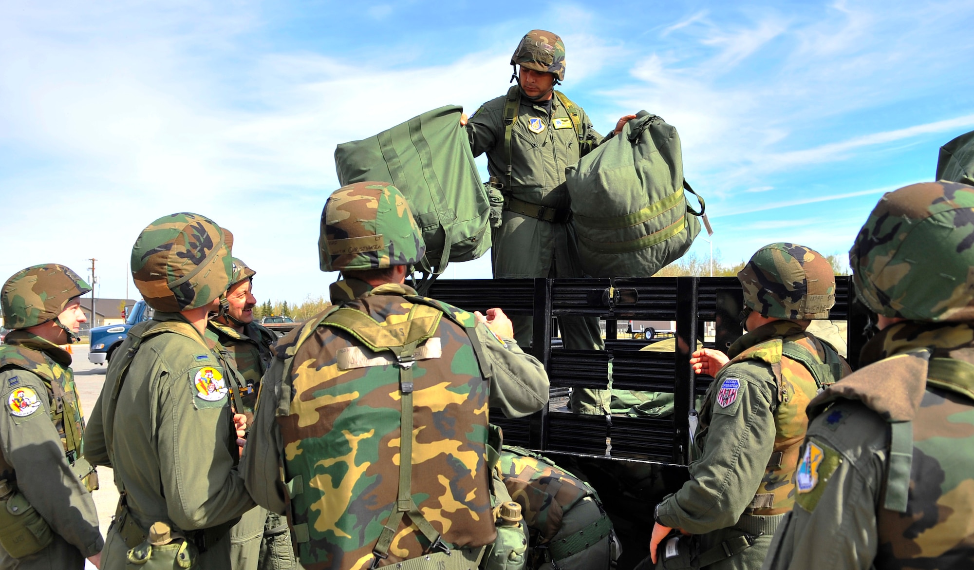 Gearing up to leave > Eielson Air Force Base > Display