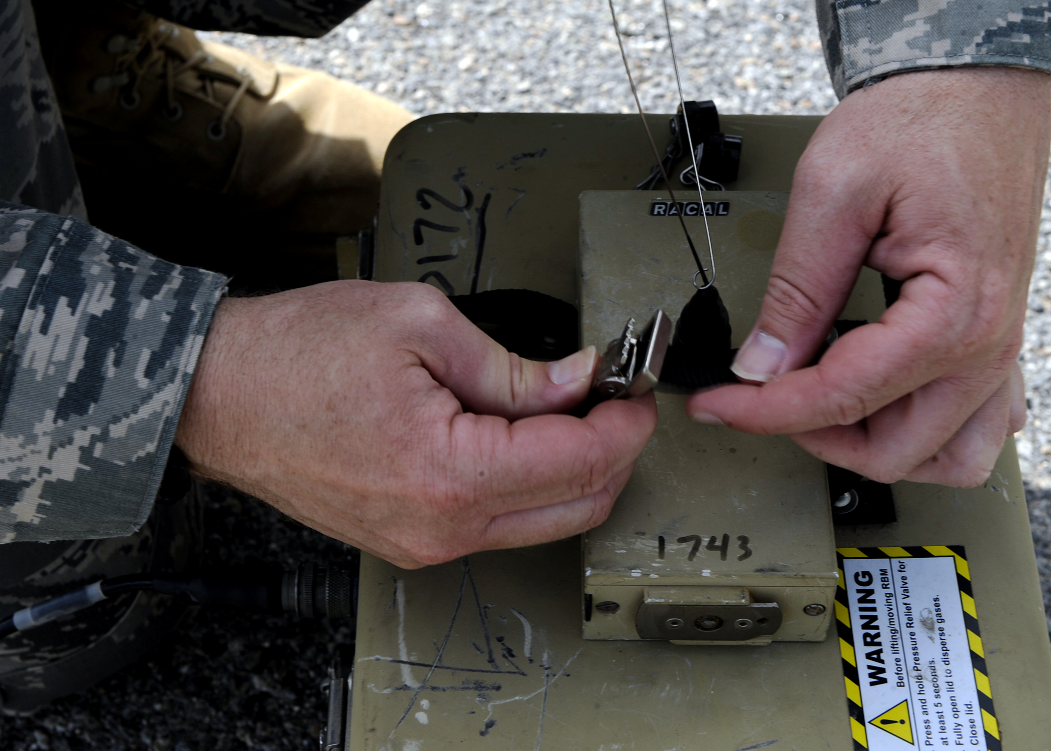 822nd SFS member conducts two-week course on tactical automated sensor ...