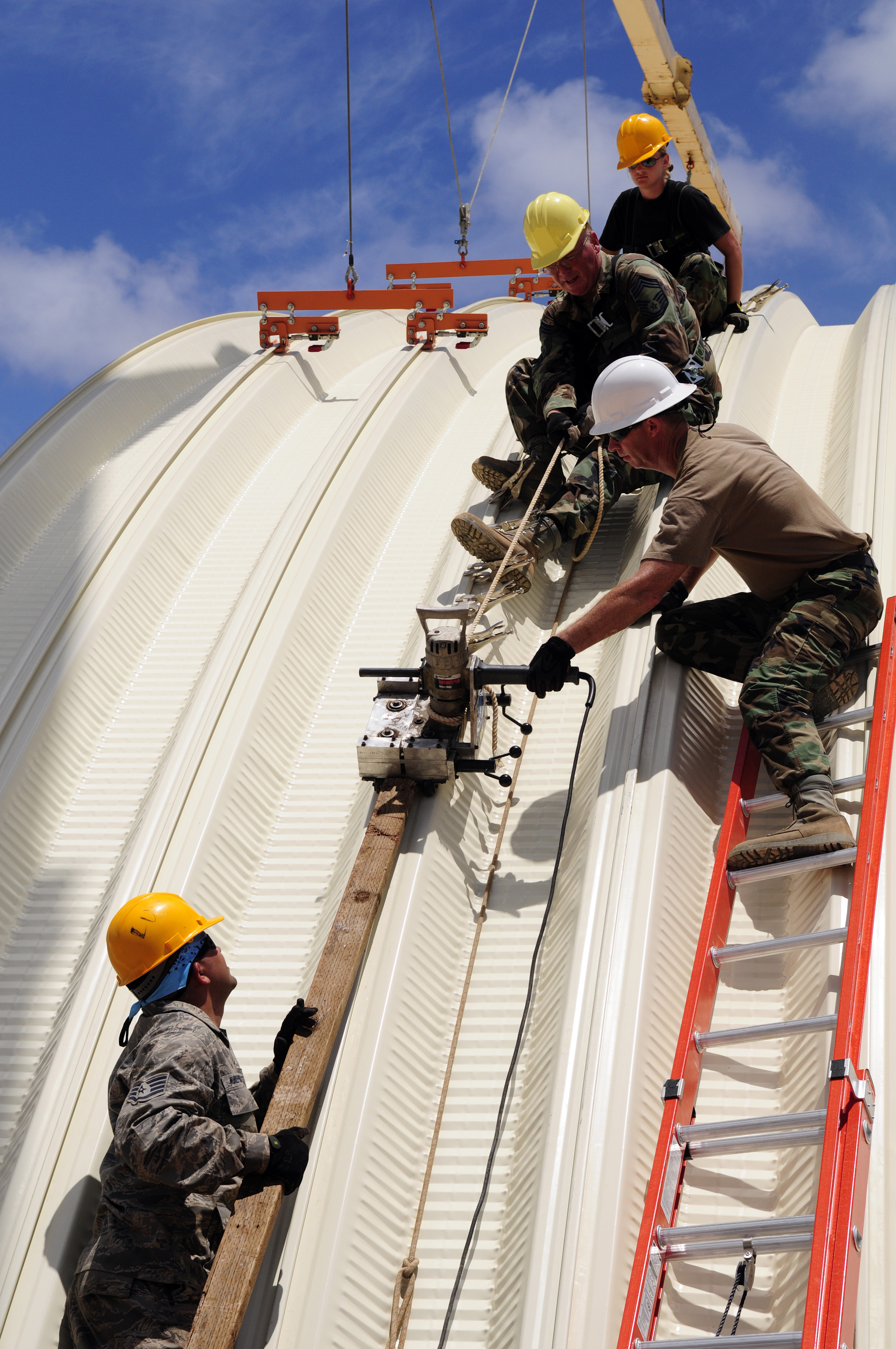 Deployed RED HORSE units contribute to build-up of Northwest Field ...