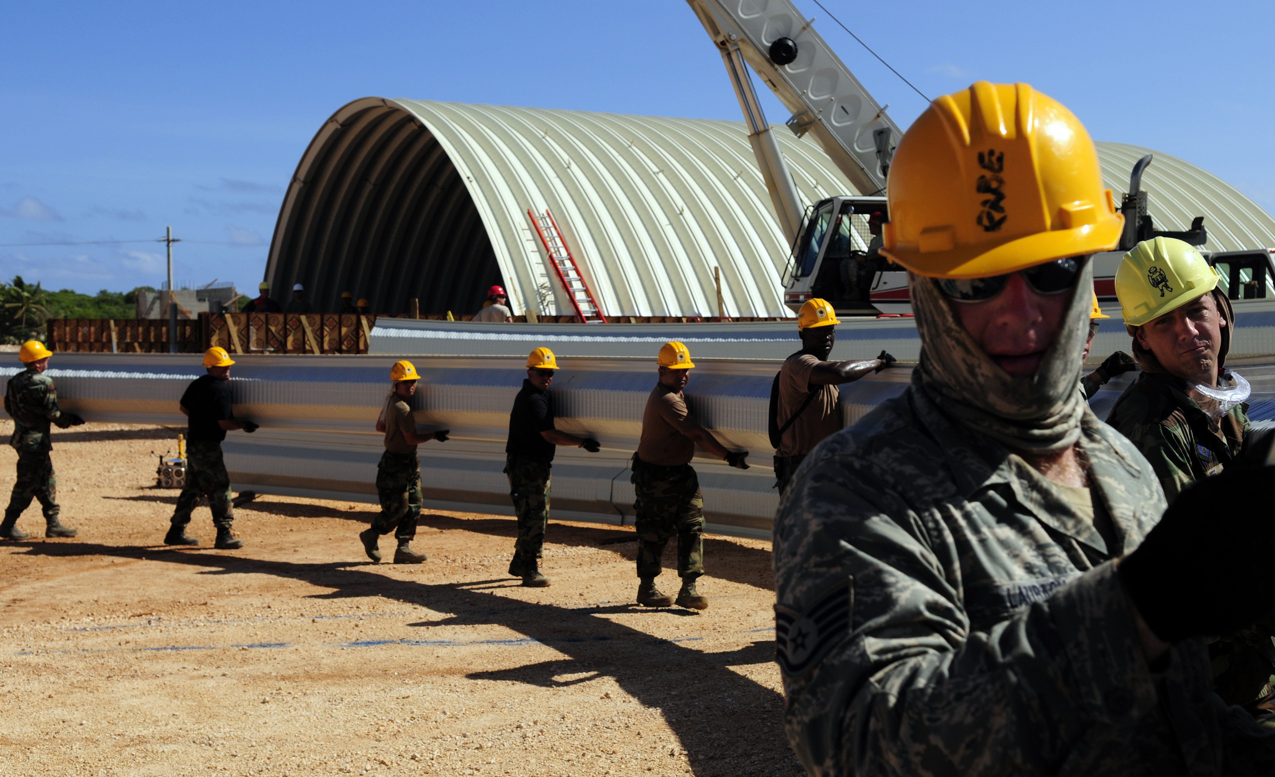 Deployed RED HORSE units contribute to build-up of Northwest Field ...