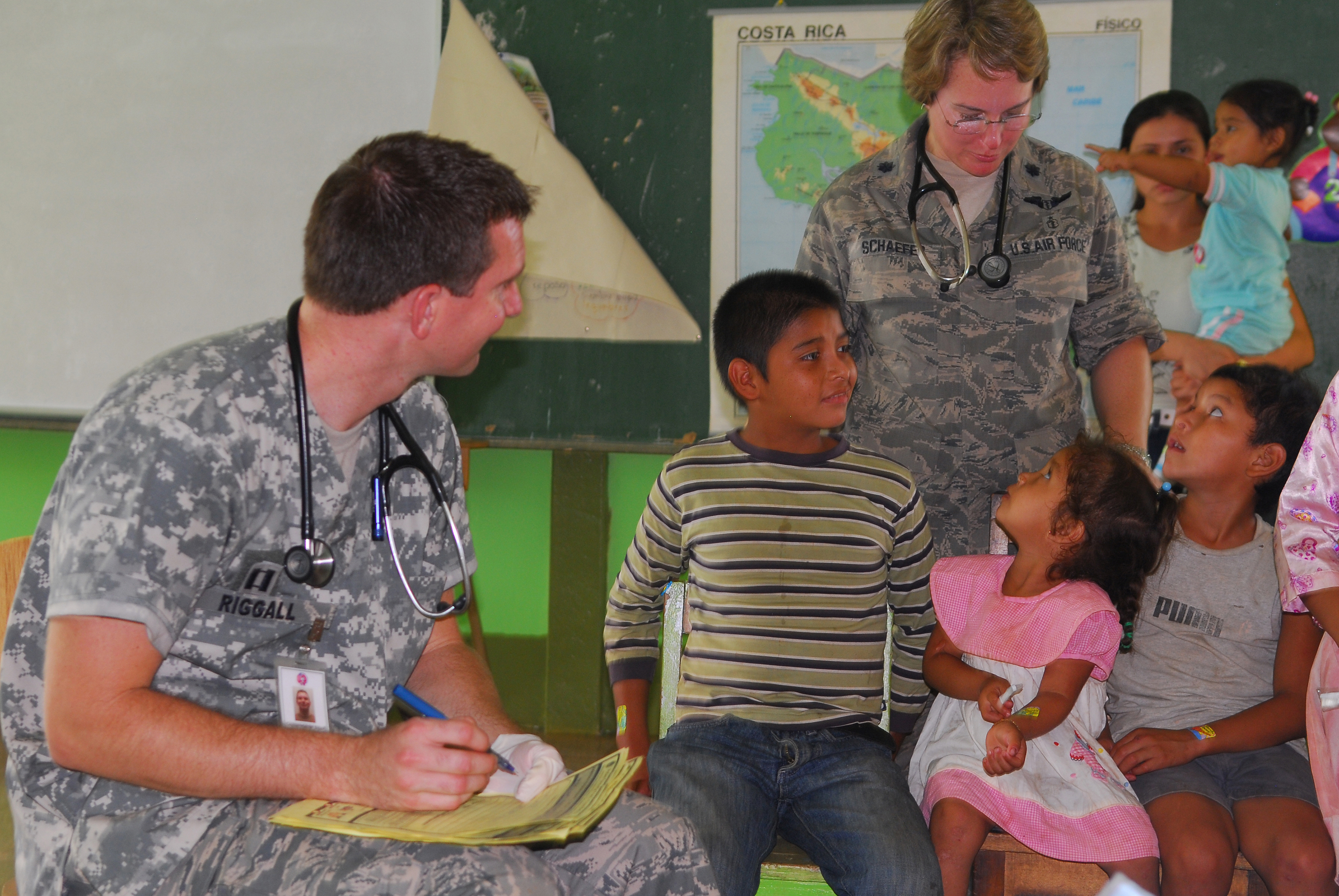 Air Force health care team aids first joint humanitarian effort in ...