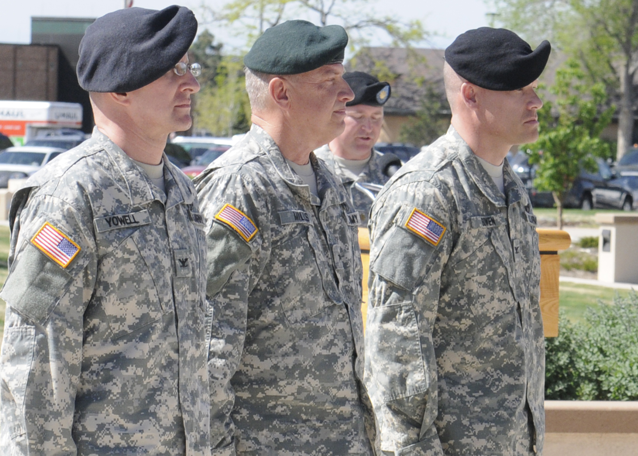 Change of command at nation's only missile defense brigade > Peterson ...