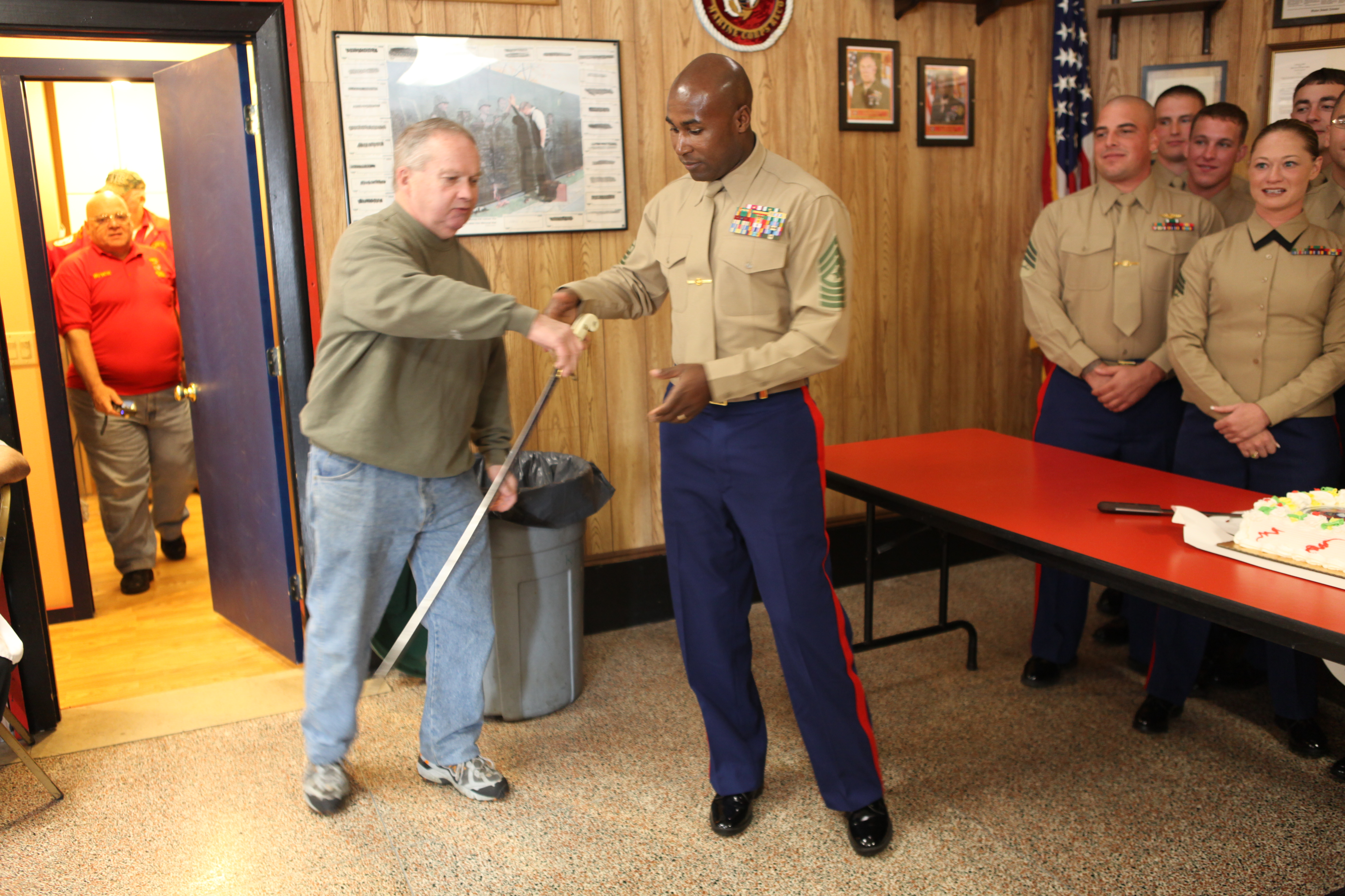 Marines of past and present spend time together at Marine Corps League ...