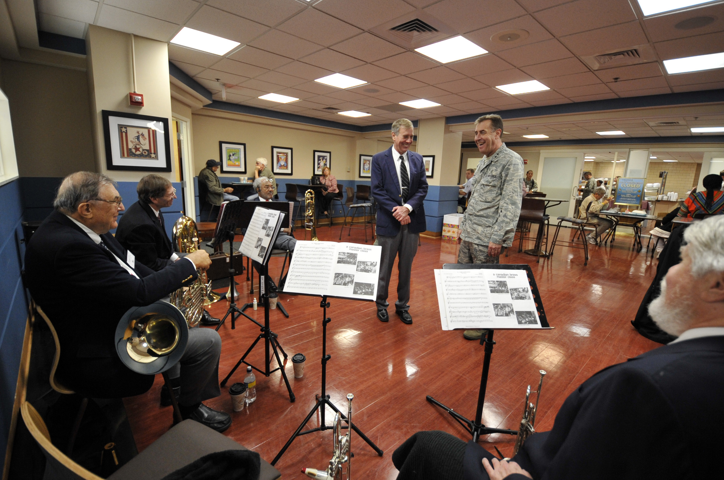 Brass Quintet visits 79 MDW