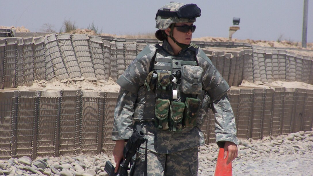 Staff Sgt. Megan Krause, an Army Reserve medic who has served in Iraq ...