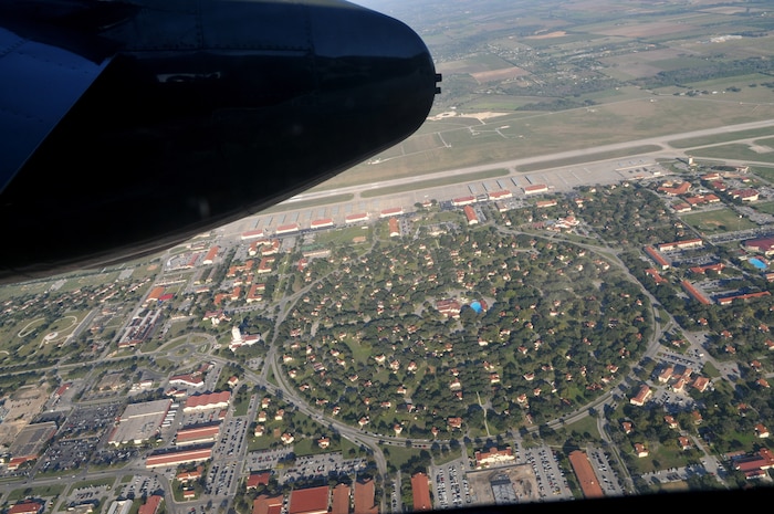 Aerial view Randolph Air Force Base