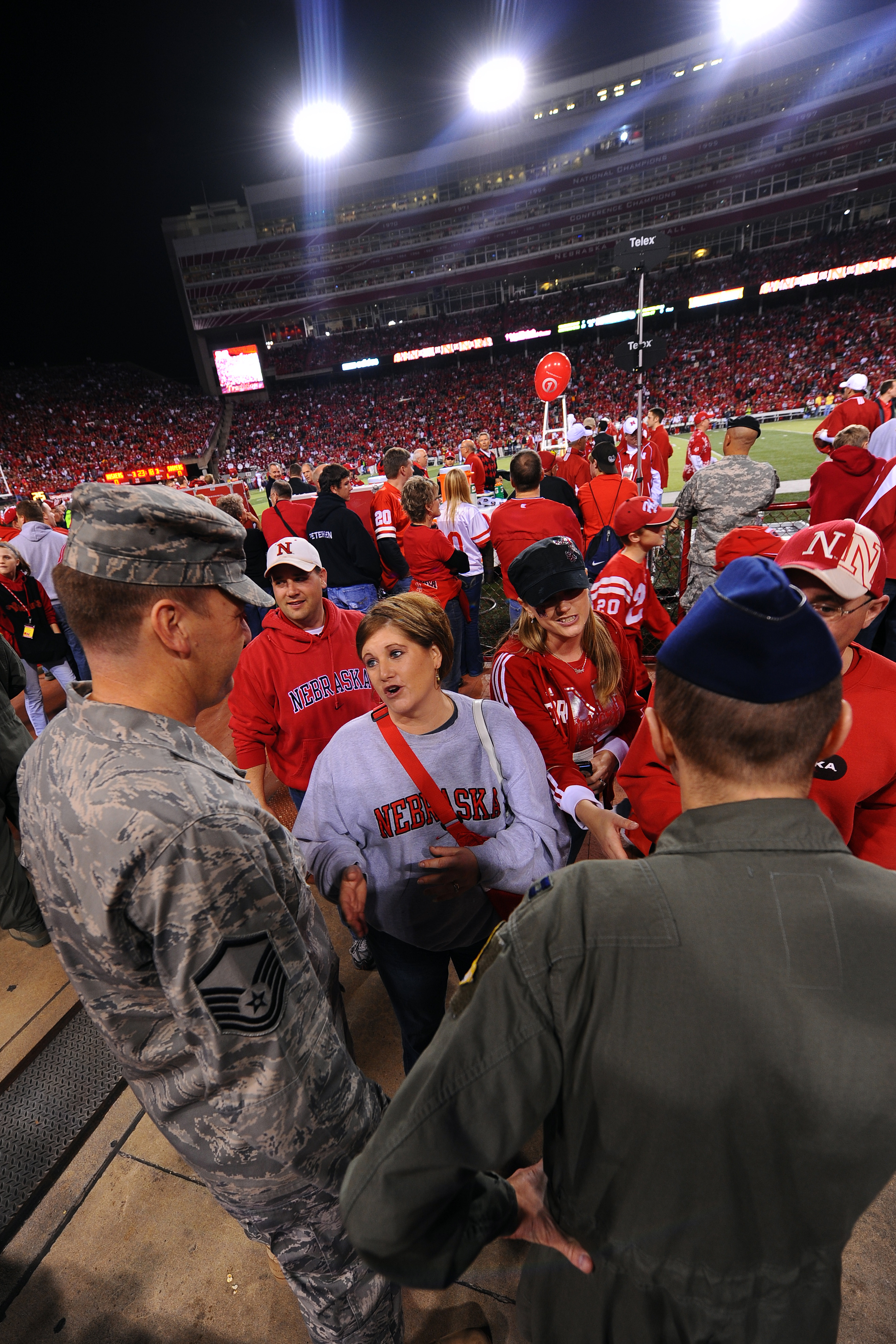 University of Nebraska honors military > Offutt Air Force Base ...