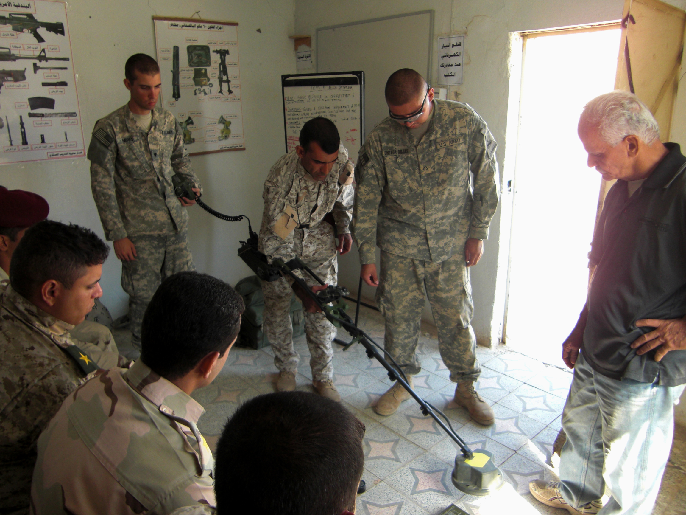 Left to right, Army Spc. Carlos Heres, Army Pfc. Ivan Ortega-Rojas and ...