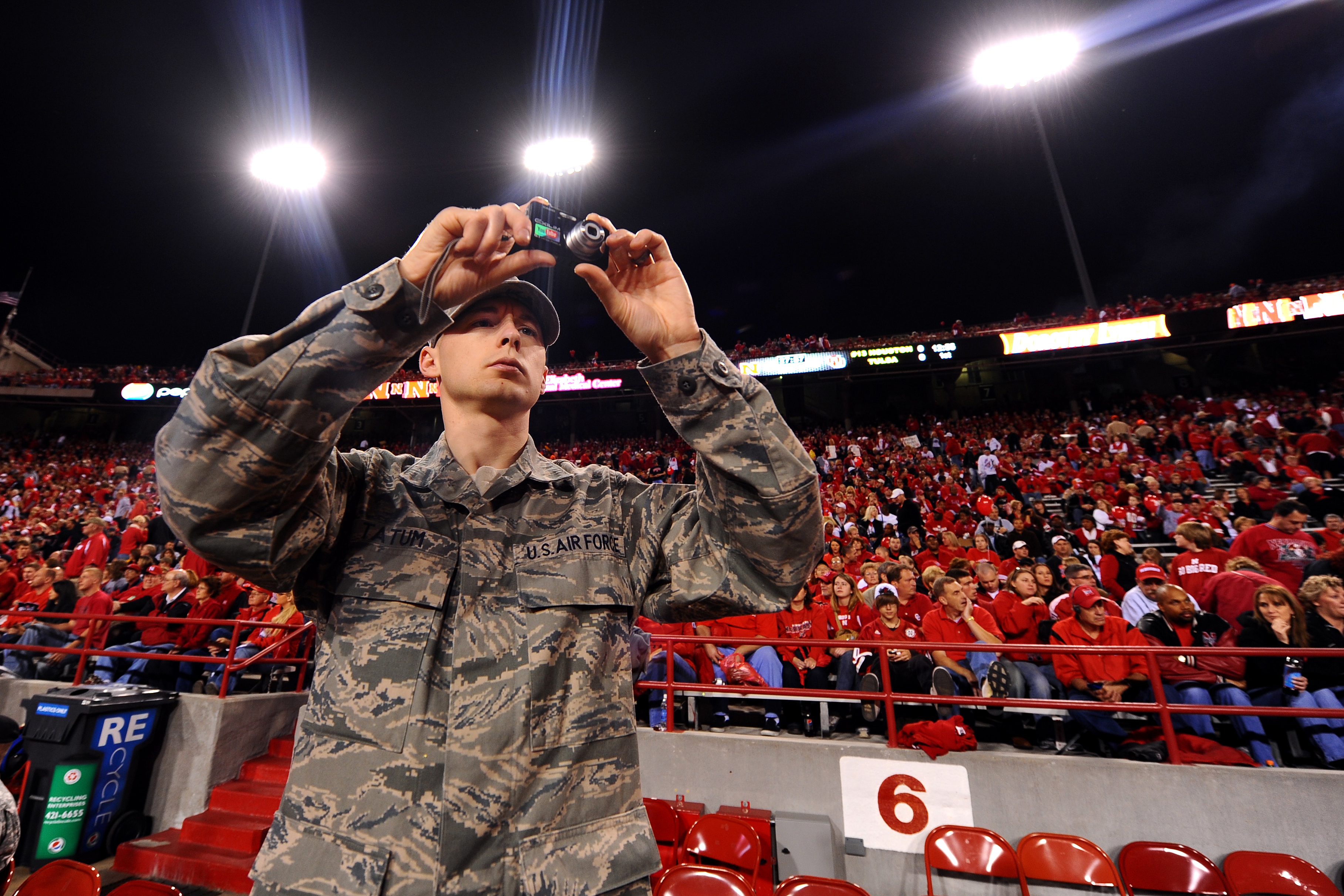 University of Nebraska honors military > Offutt Air Force Base ...