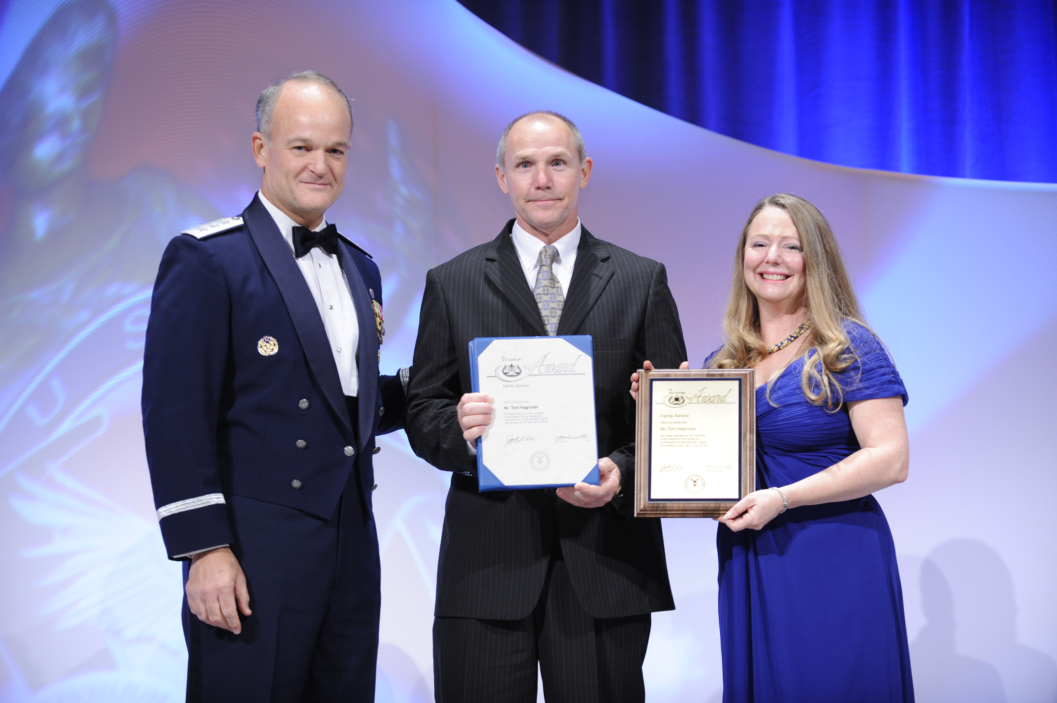 Officials announce JAG family service award winner > Air Force ...