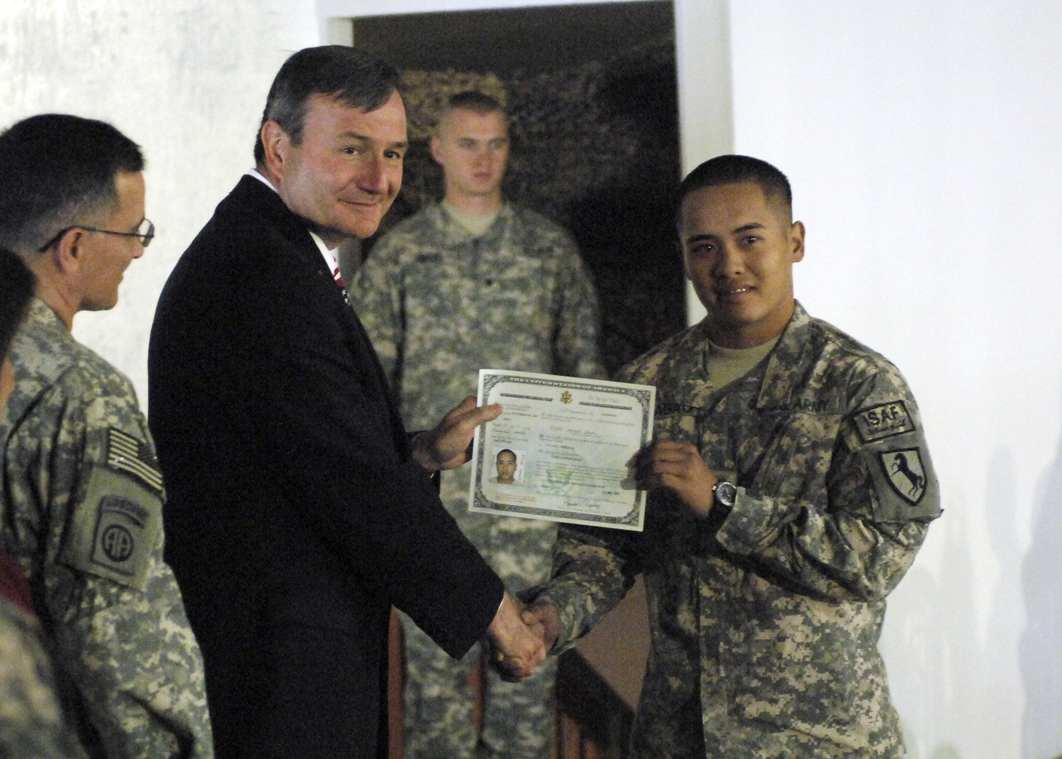 Bagram holds Naturalization Ceremony > U.S. Air Forces Central > Display