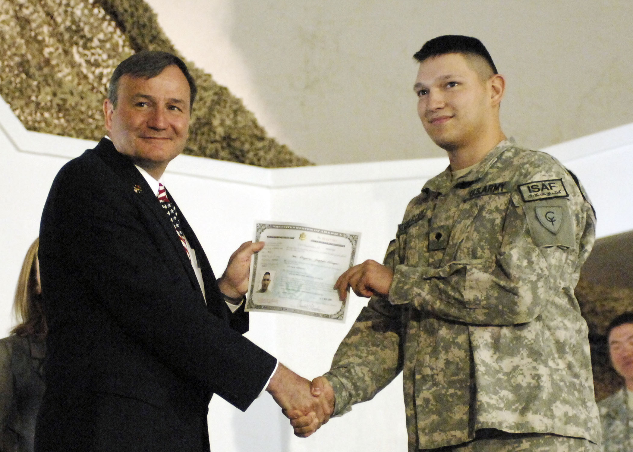 Bagram holds Naturalization Ceremony > U.S. Air Forces Central > Display