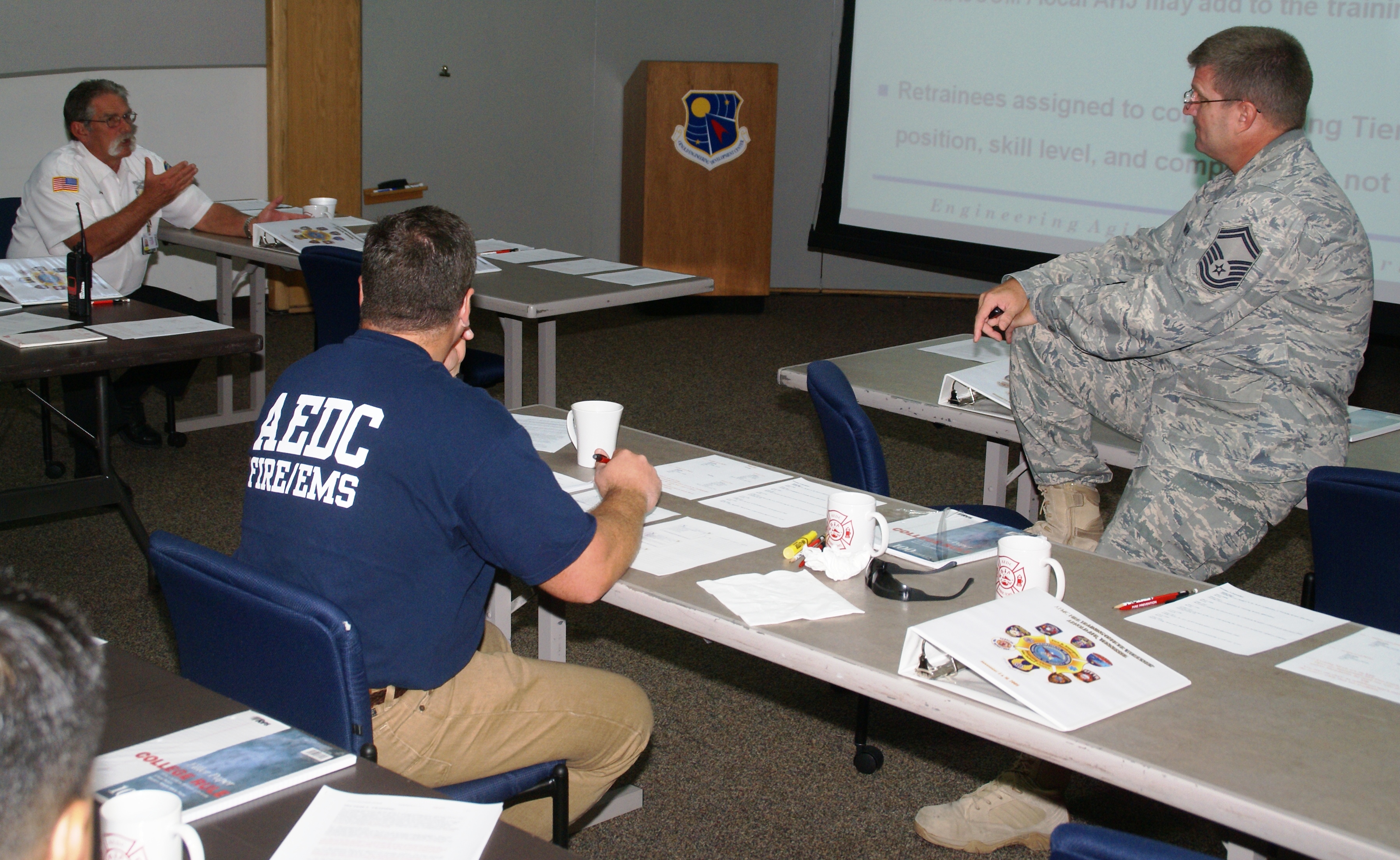 AEDC hosts workshop on new Air Force firefighting training requirements ...