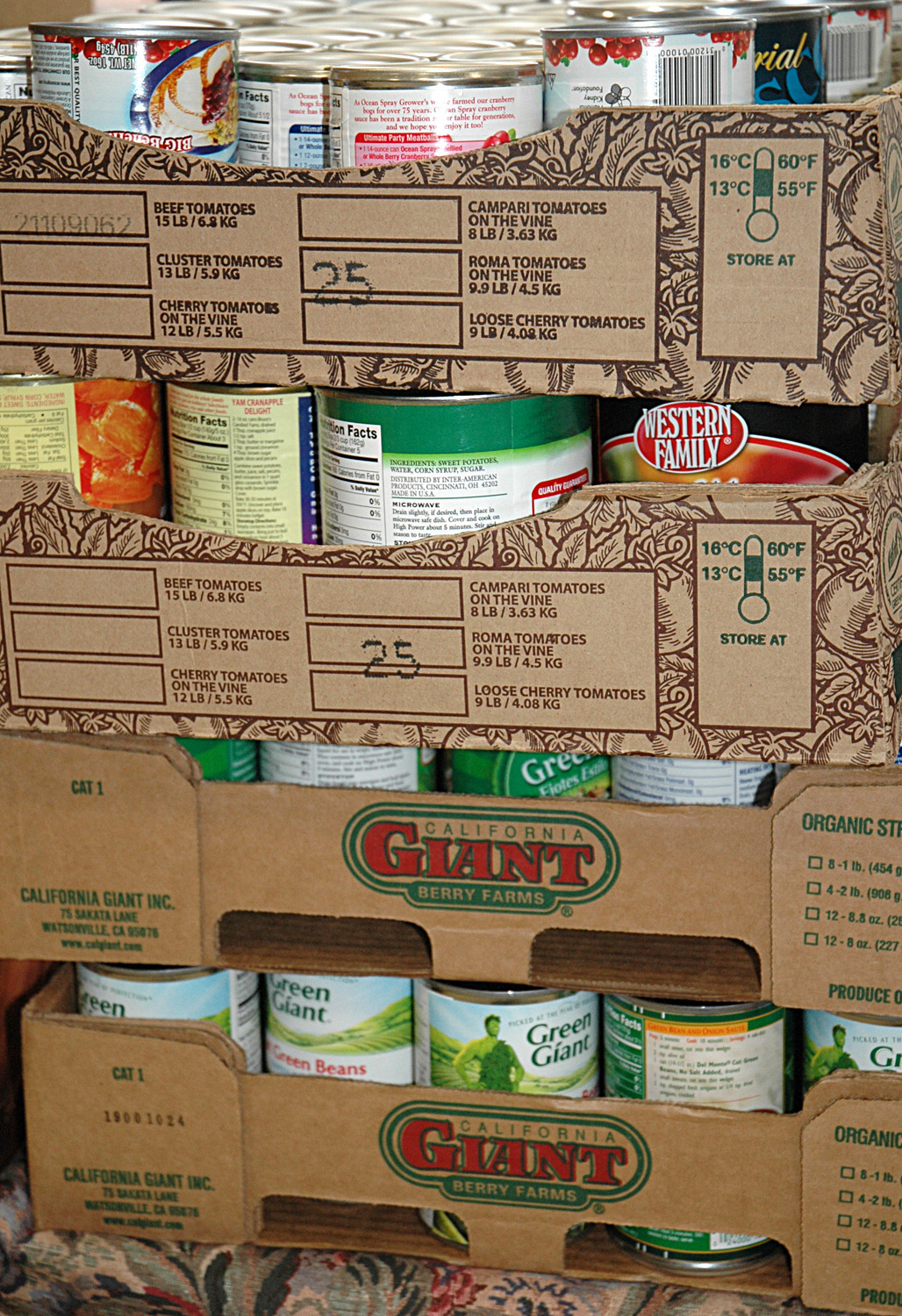 USO collects food donations for Reserve families