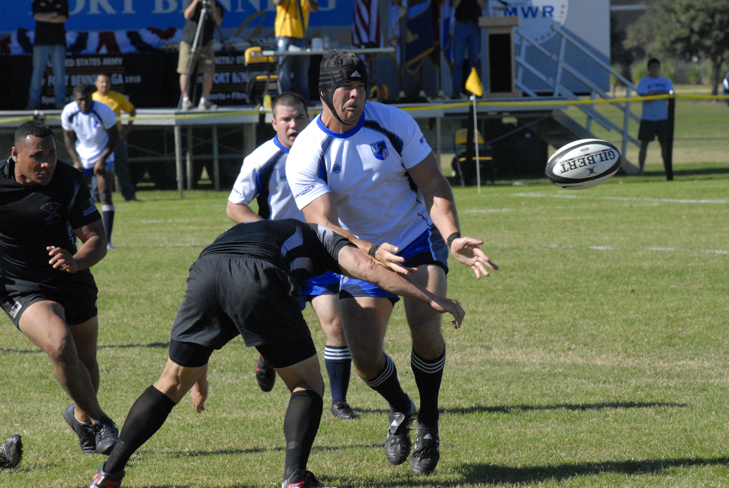 459 ARW Airman scores big: helps win Armed Forces Rugby Championship ...