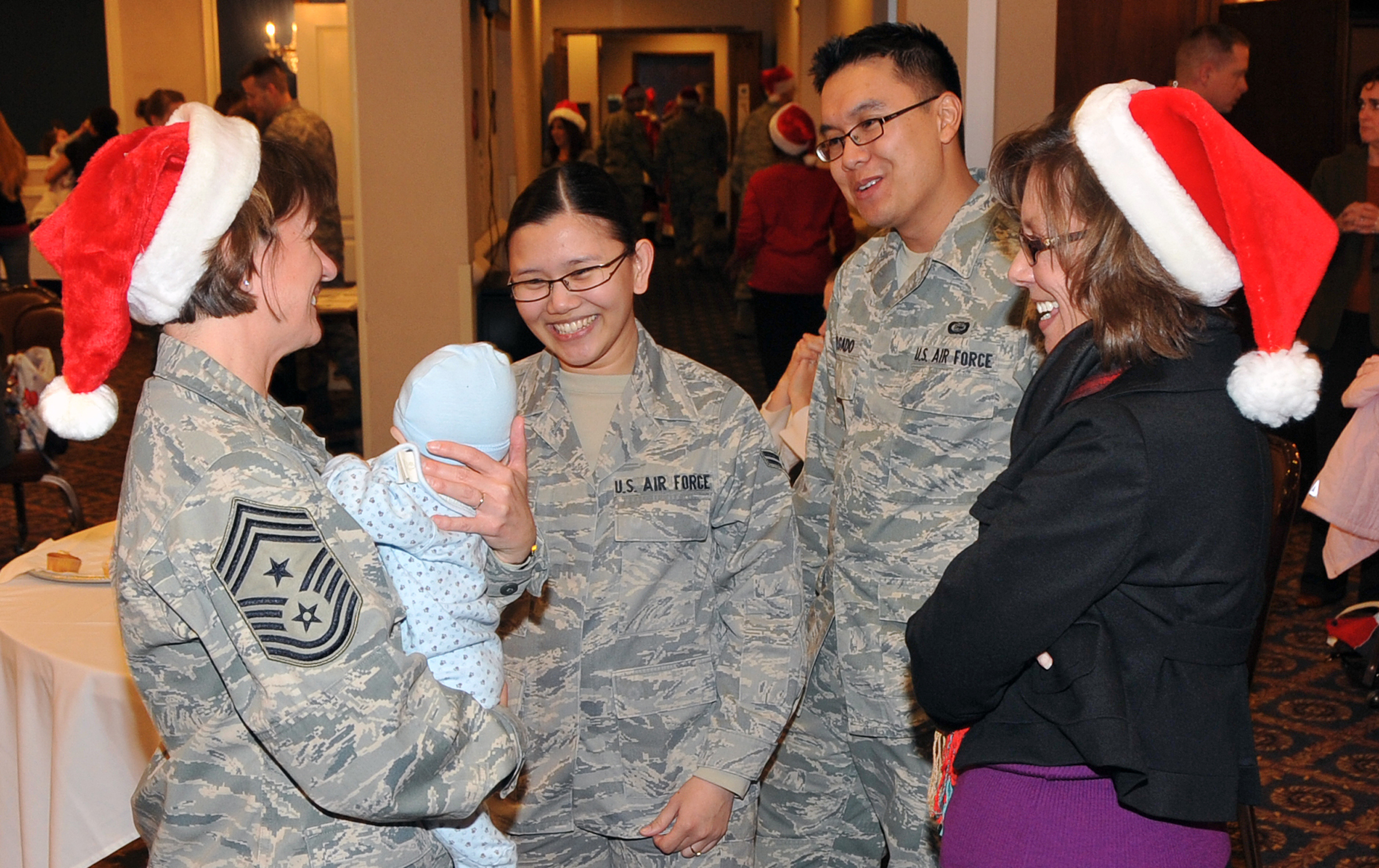 Holiday celebrations come early for families of deployed members ...